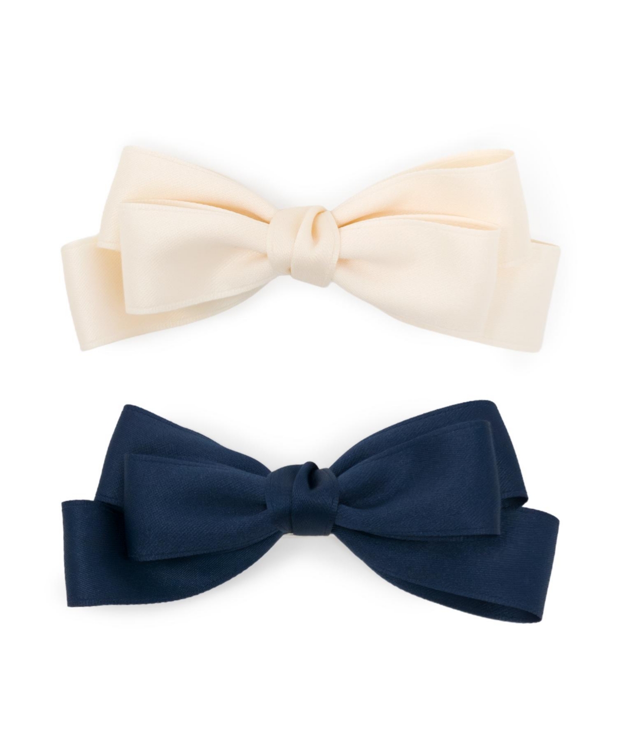 Click here for Puttisu Girls Large Double Bow Clip Set (2pc) - Na... prices