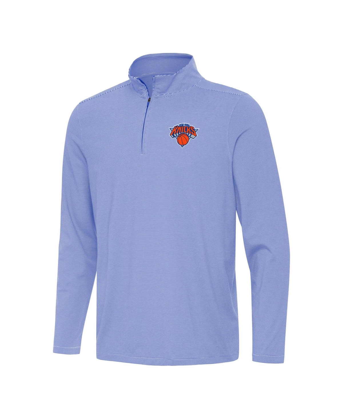 Click here for Antigua Mens Royal New York Knicks Twine Quarter-Z... prices