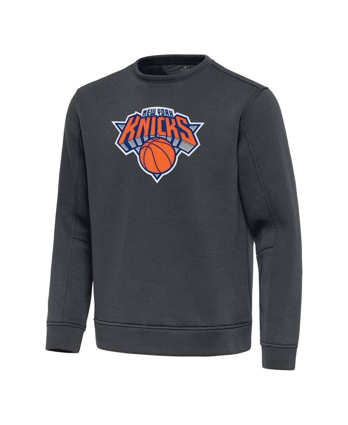 Click here for Antigua Mens Pewter New York Knicks Relevant Pullo... prices