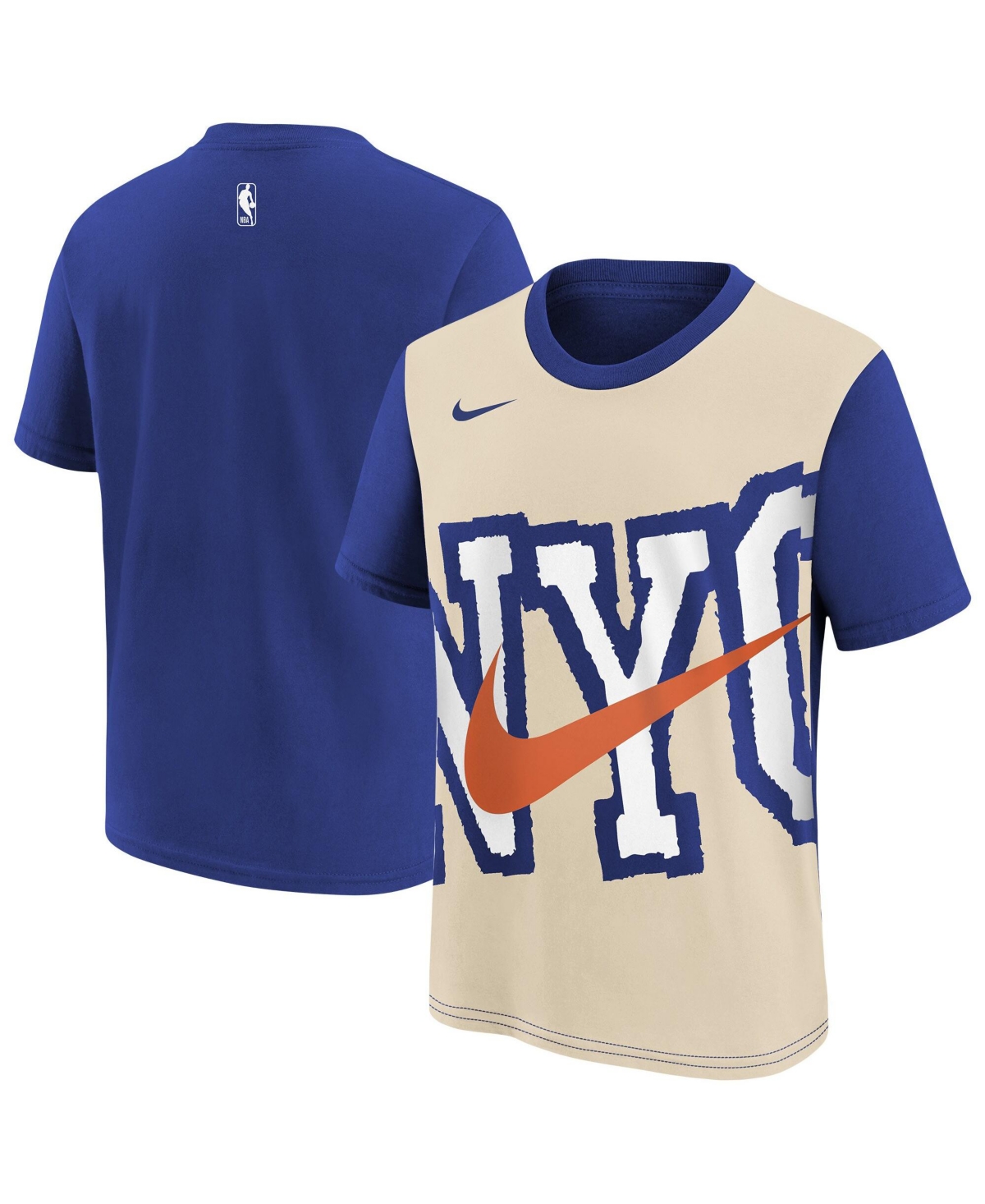 Click here for Nike Big Boys and Girls Light Beige/Blue New York... prices