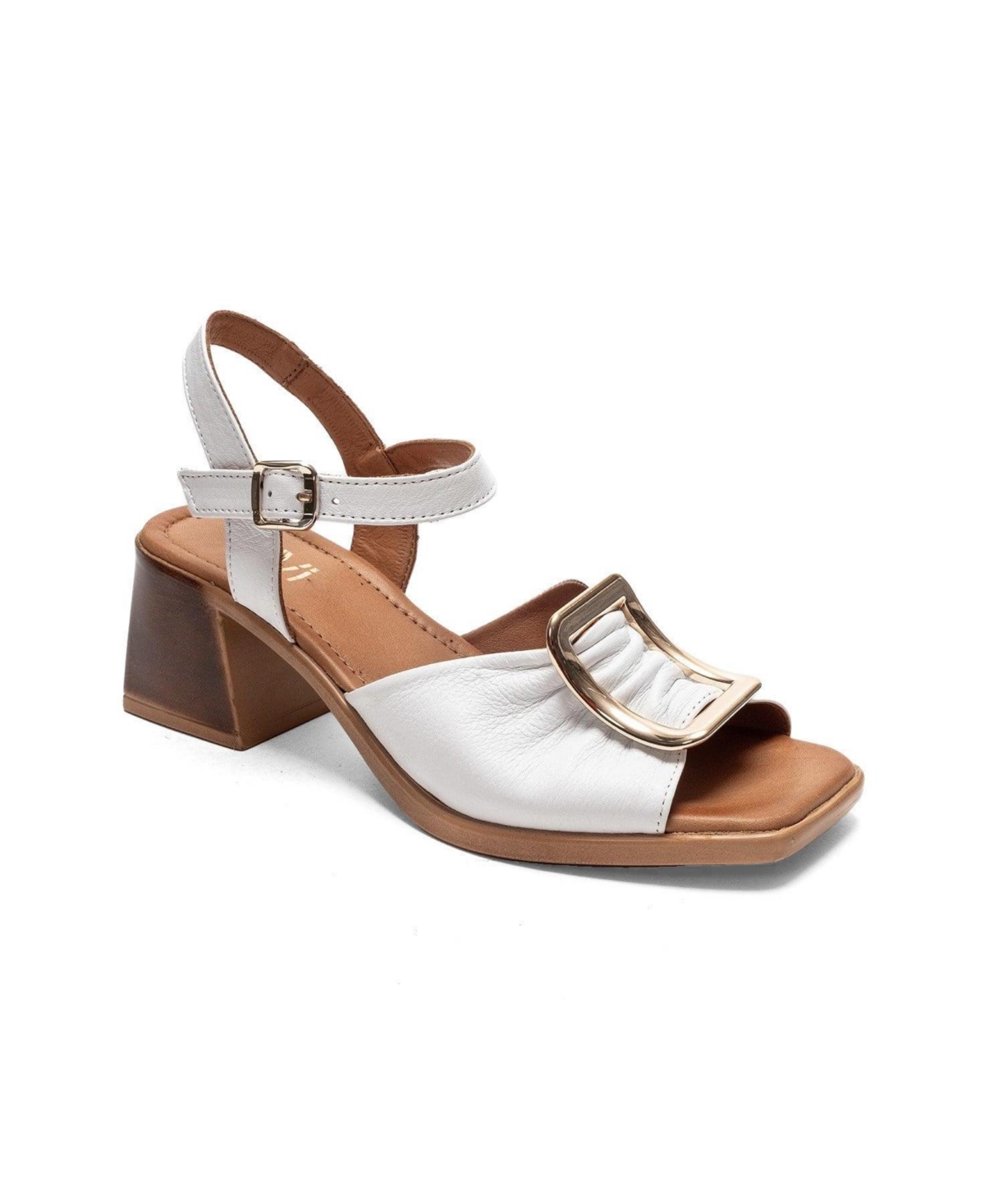 Click here for Forever & Always Shoes Womens Asha Leather Block H... prices