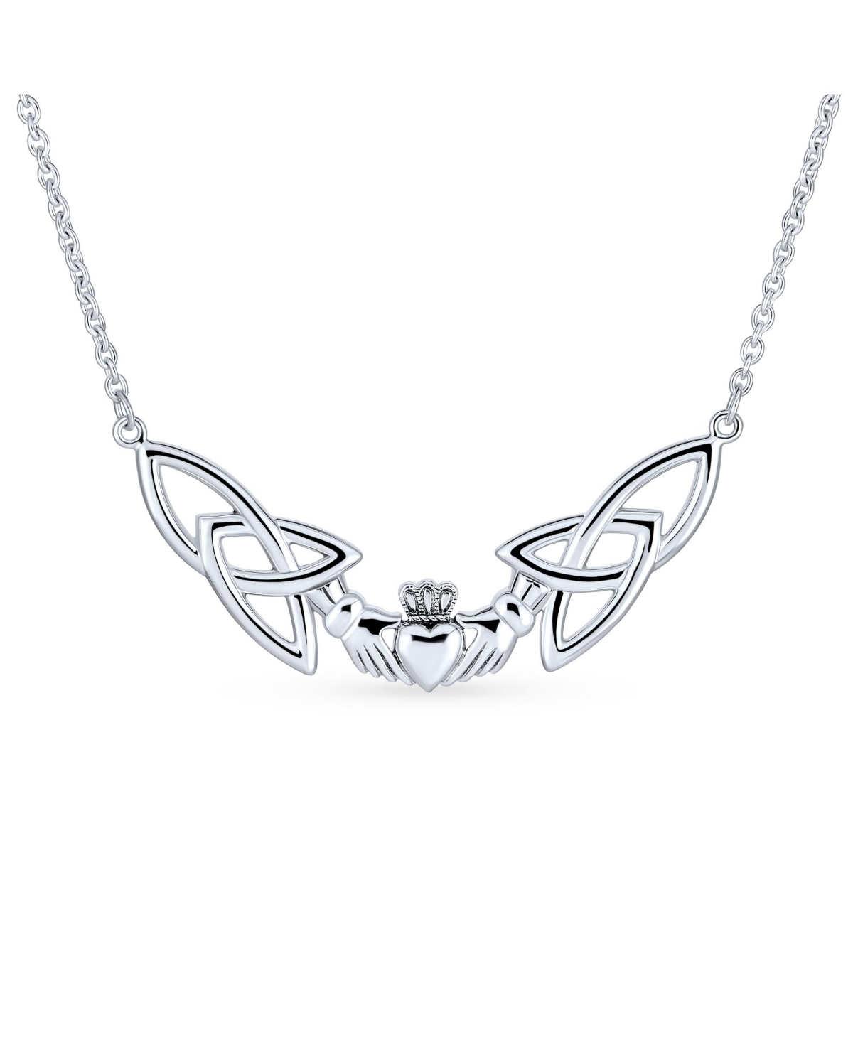 Click here for Bling Jewelry Romantic Celtic Claddagh Collar Neck... prices