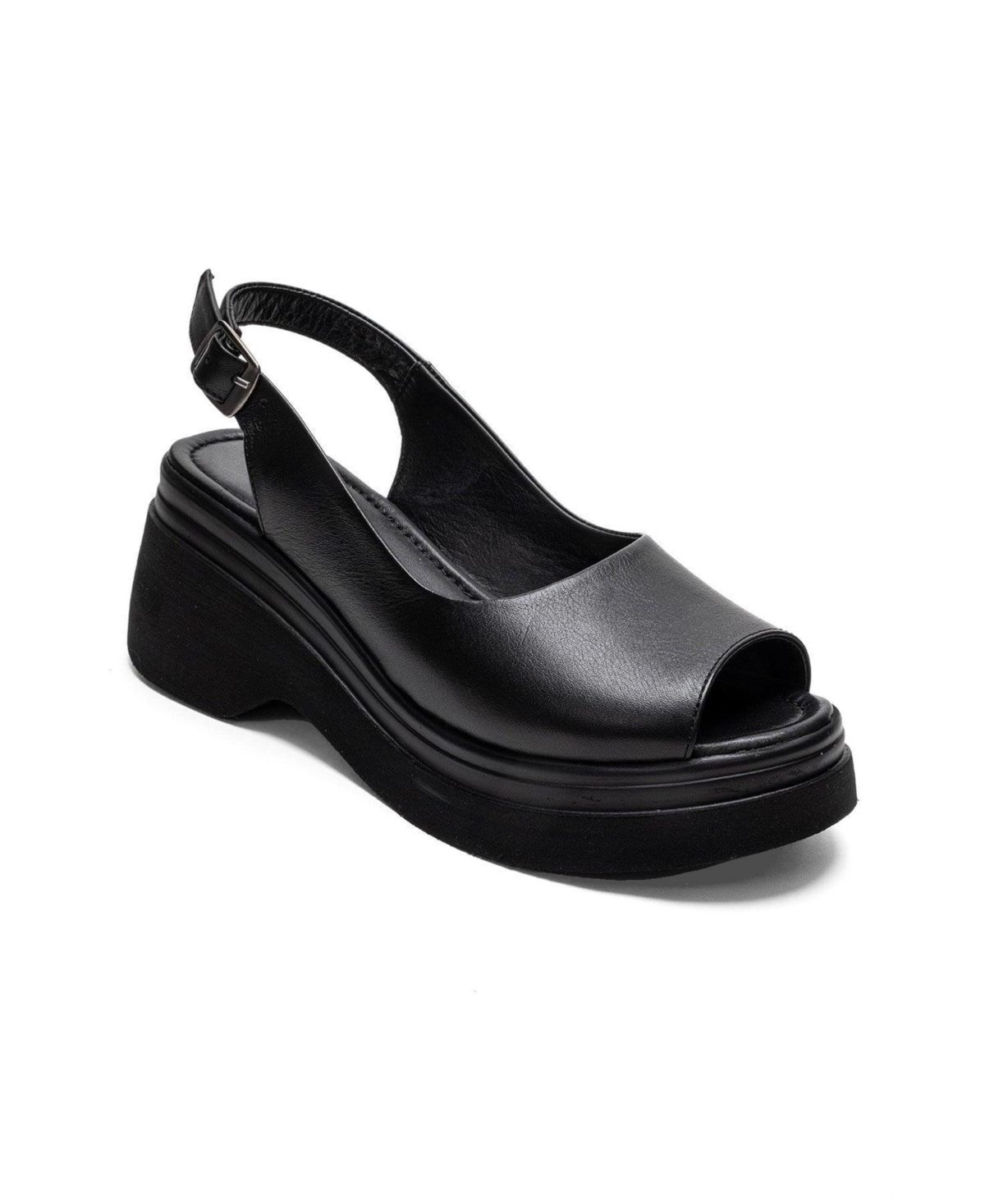 Click here for Forever & Always Shoes Womens Laure Leather Wedge... prices