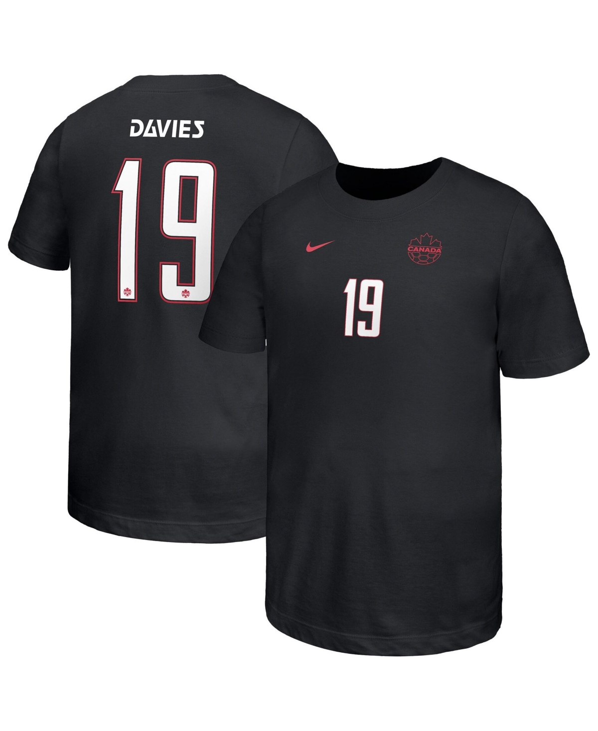 Click here for Nike Big Boys and Girls Alphonso Davies Black Cana... prices
