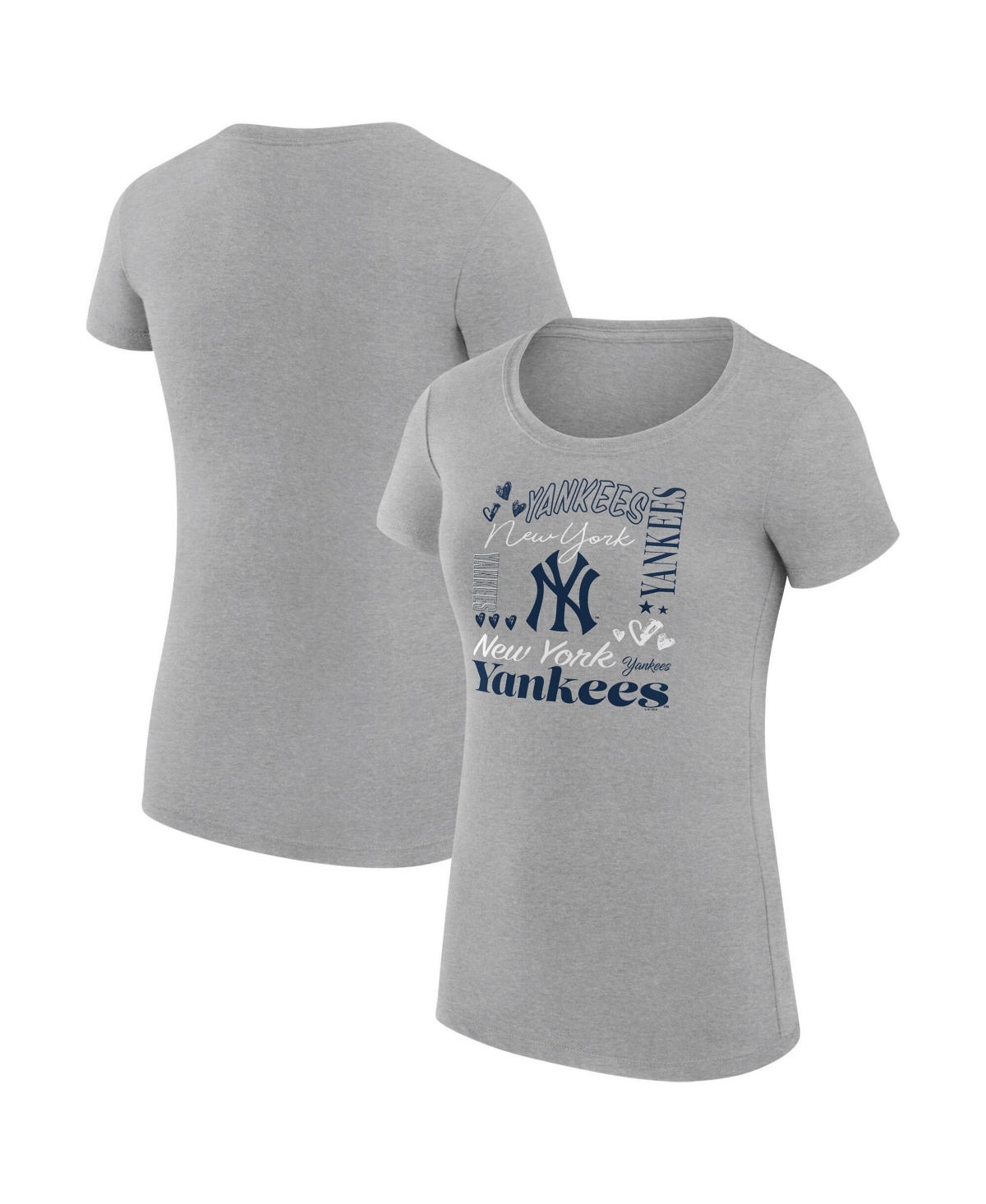 Click here for G-iii 4Her by Carl Banks Womens Heather Gray New Y... prices