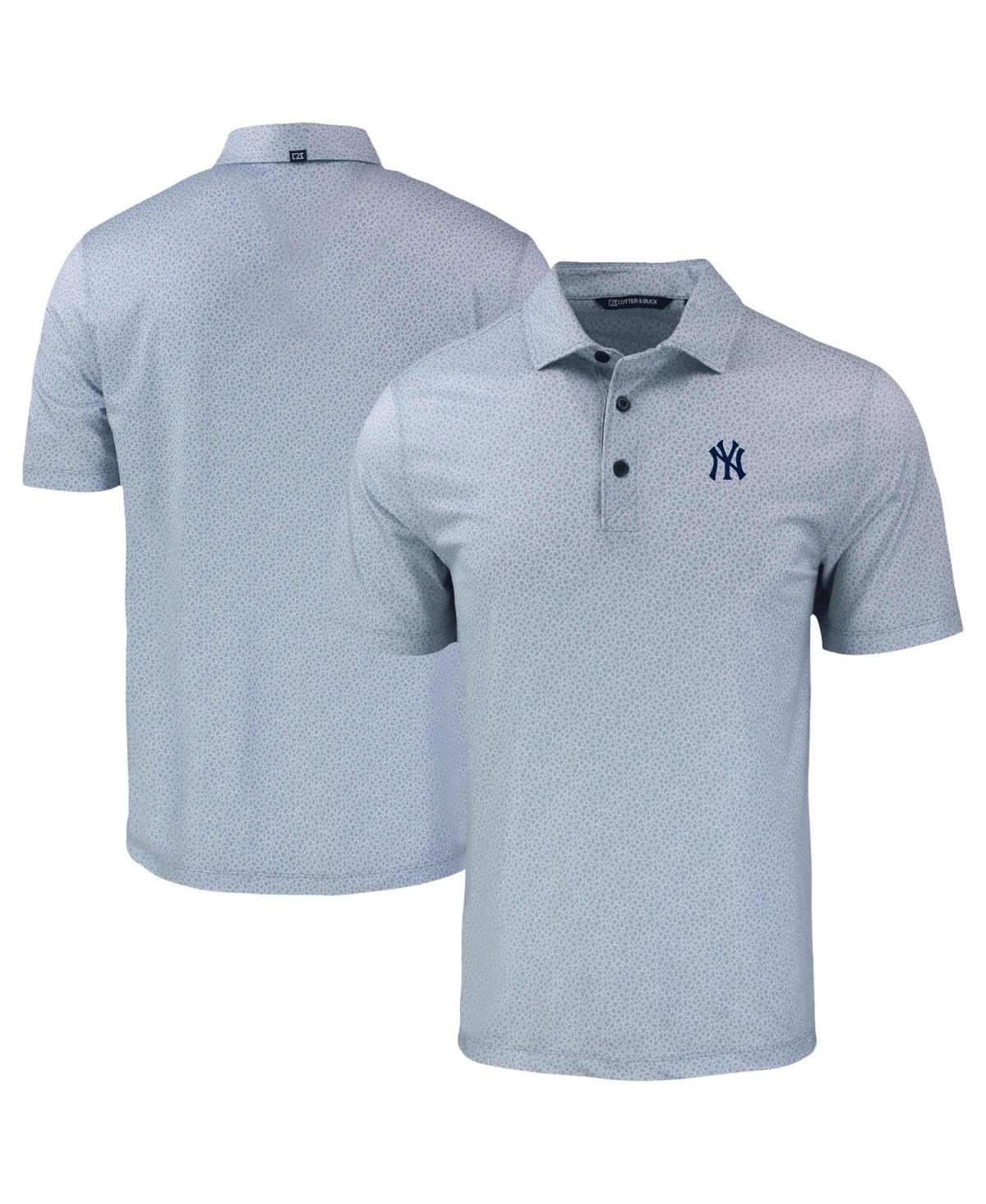 Click here for Cutter & Buck Mens Gray New York Yankees Pike Eco... prices