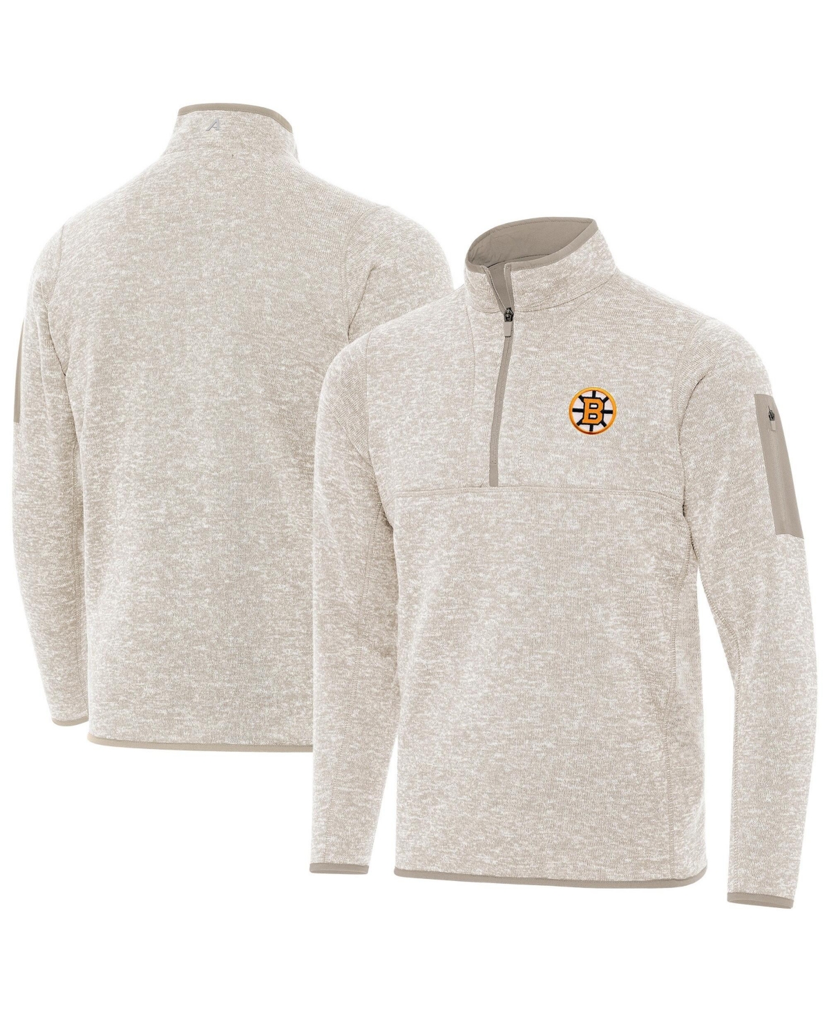 Click here for Antigua Mens Oatmeal Boston Bruins Fortune Quarter... prices