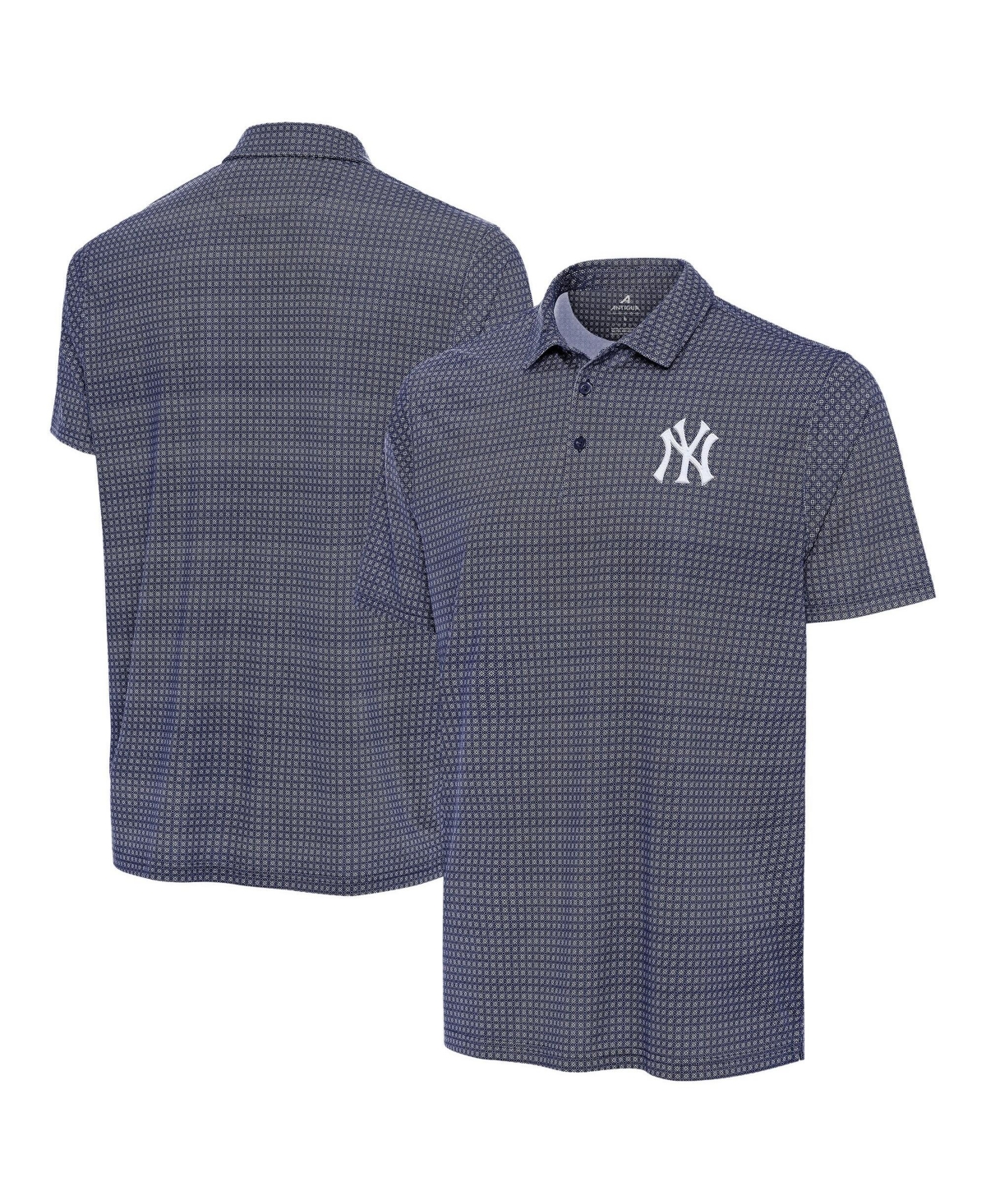 Click here for Antigua Mens Navy New York Yankees Mosaic Polo Shi... prices