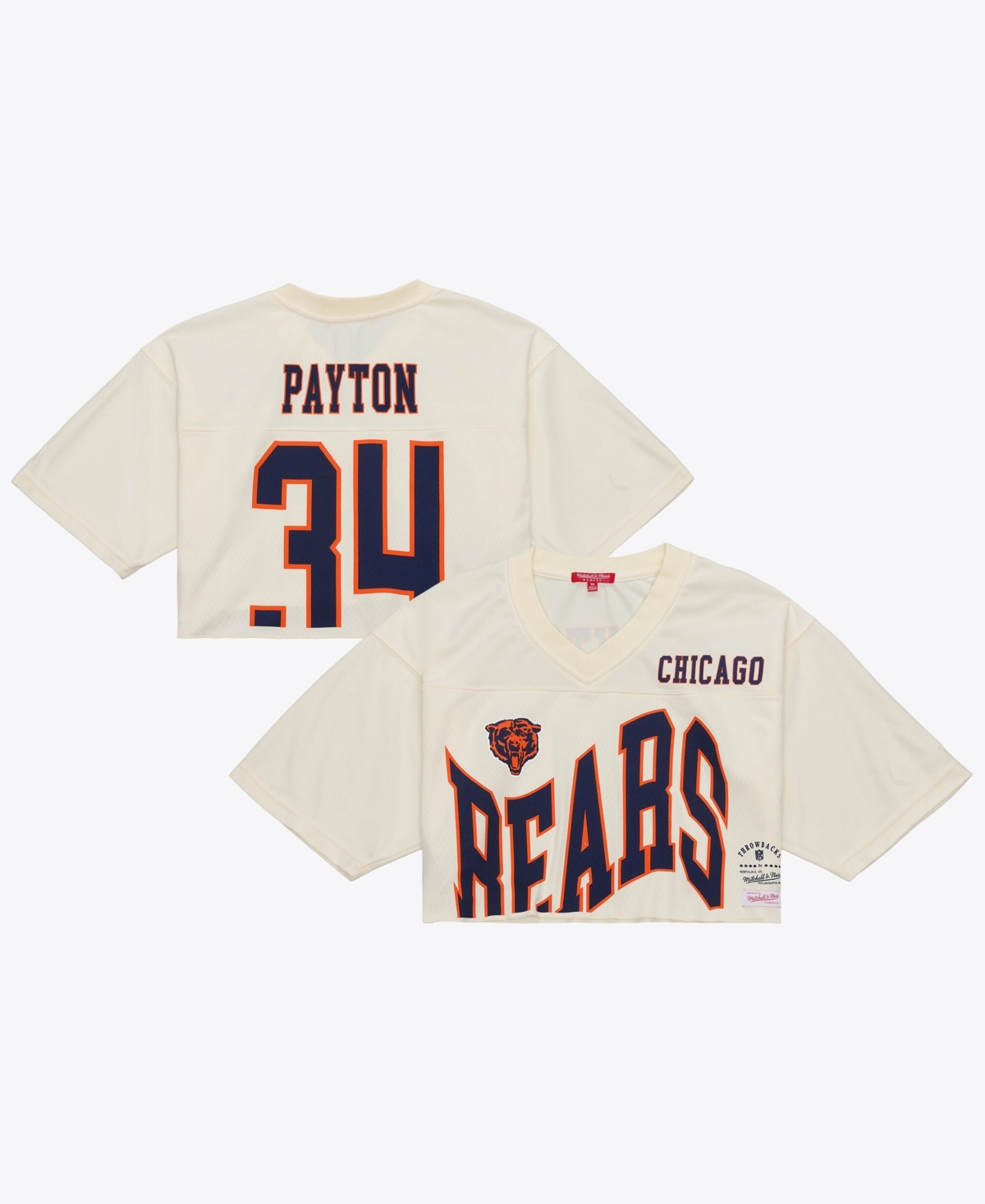 Click here for Mitchell & Ness Womens Walter Payton Cream Chicago... prices