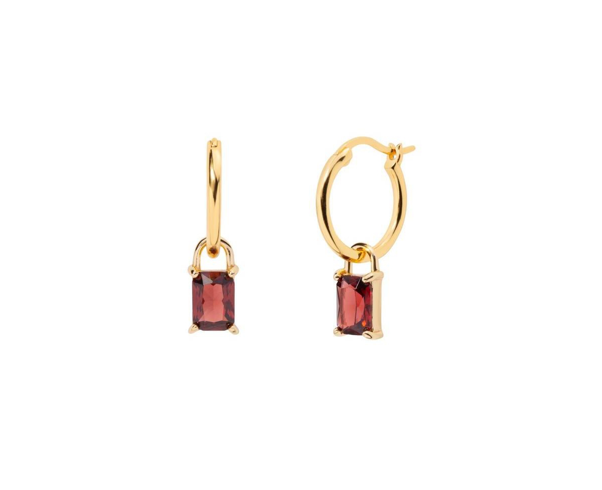 Click here for Little Sky Stone Iris Birthstone Hoops Earing - Ga... prices