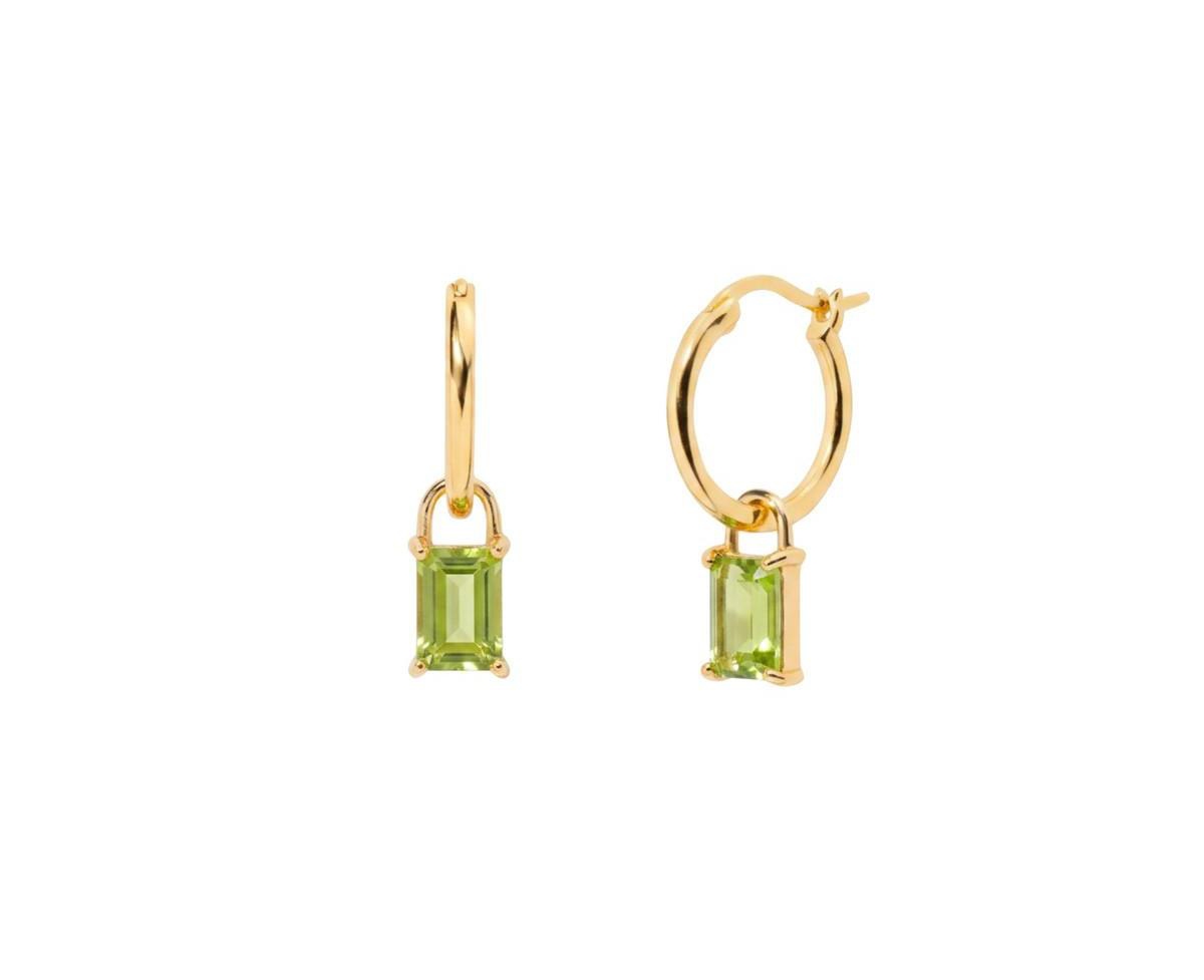 Click here for Little Sky Stone Iris Birthstone Hoops Earing - Pe... prices
