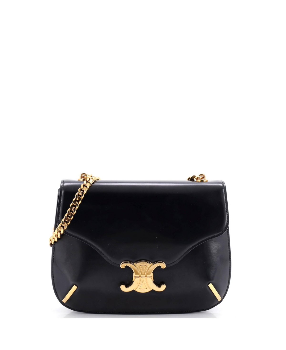 Click here for Pre-Owned Celine Small Besace Triomphe Shoulder Ba... prices