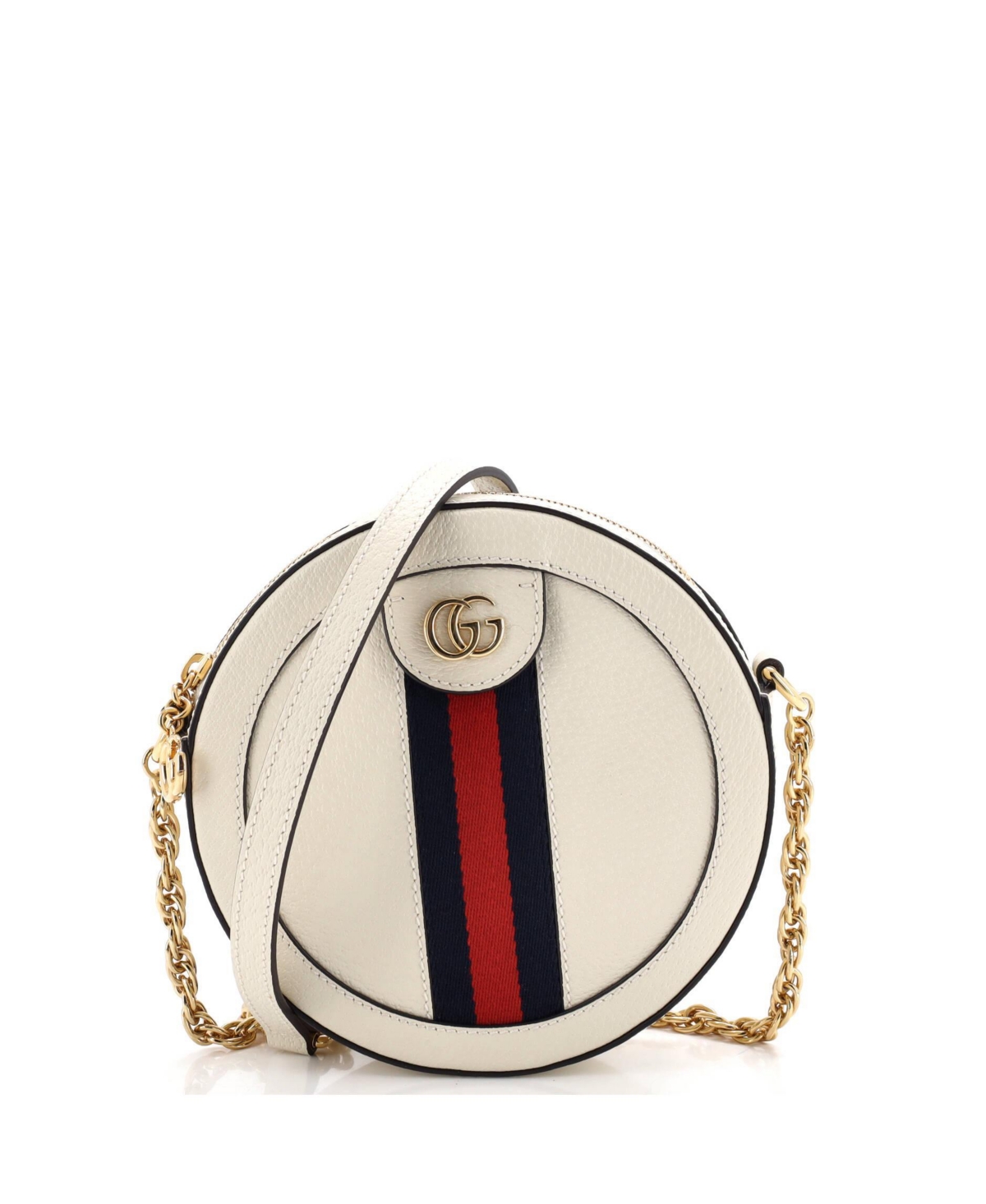 Click here for Pre-Owned Gucci Mini Ophidia Round Shoulder Bag Le... prices