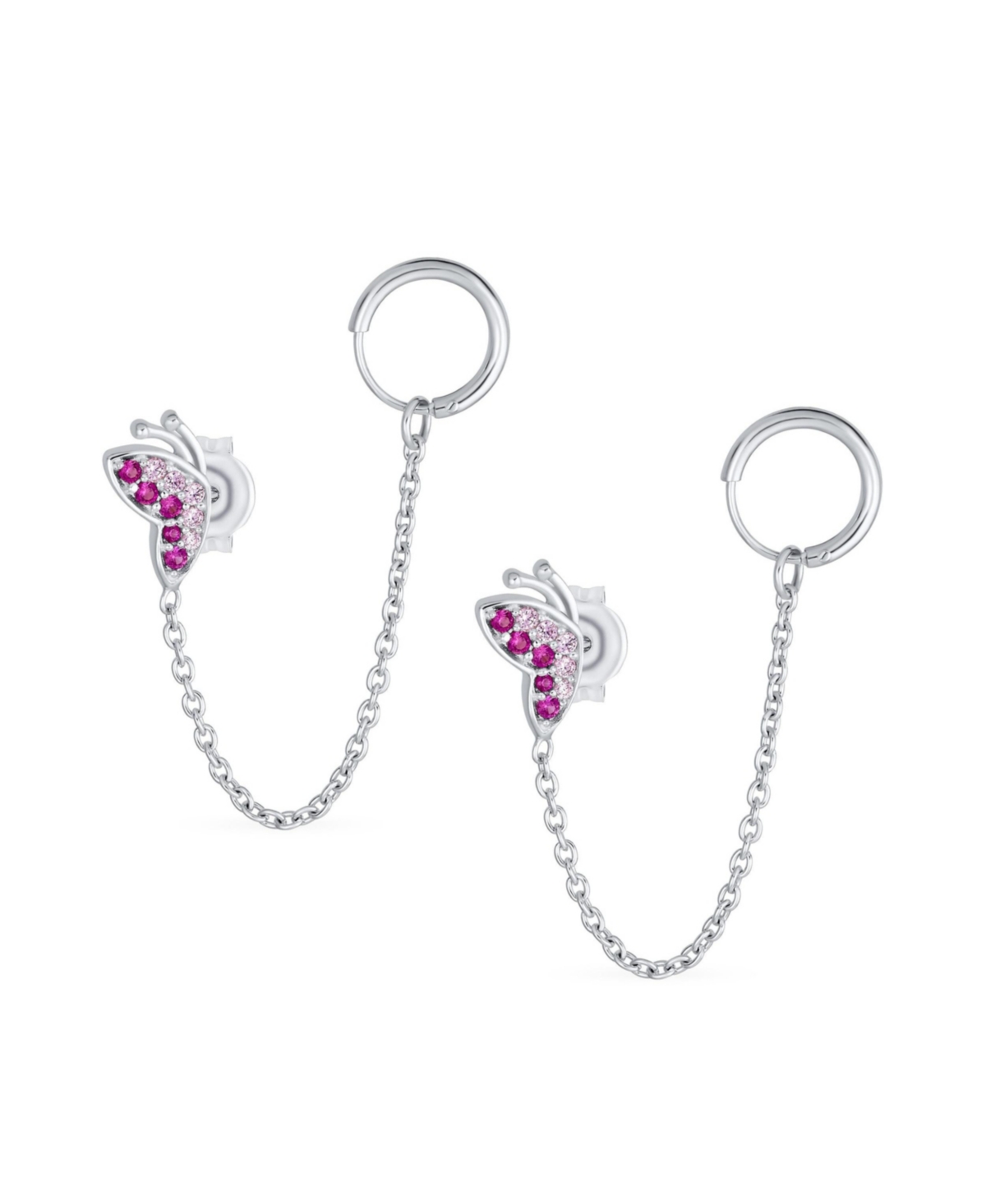 Click here for Bling Jewelry Double Piercings Chain Ear Cuff Cart... prices