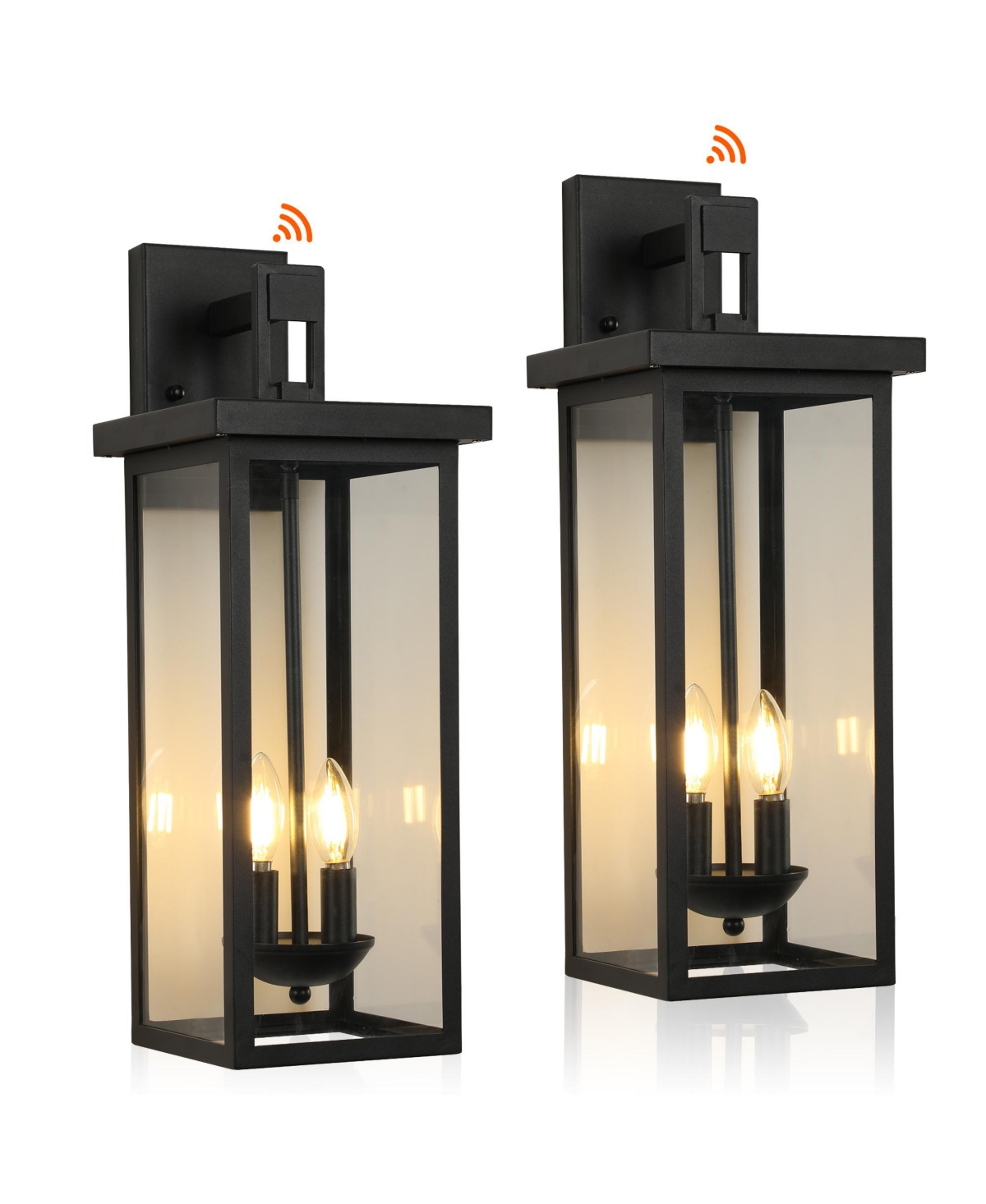 Click here for Busdays 2 Pack 22 Inch Outdoor Wall Lantern with D... prices