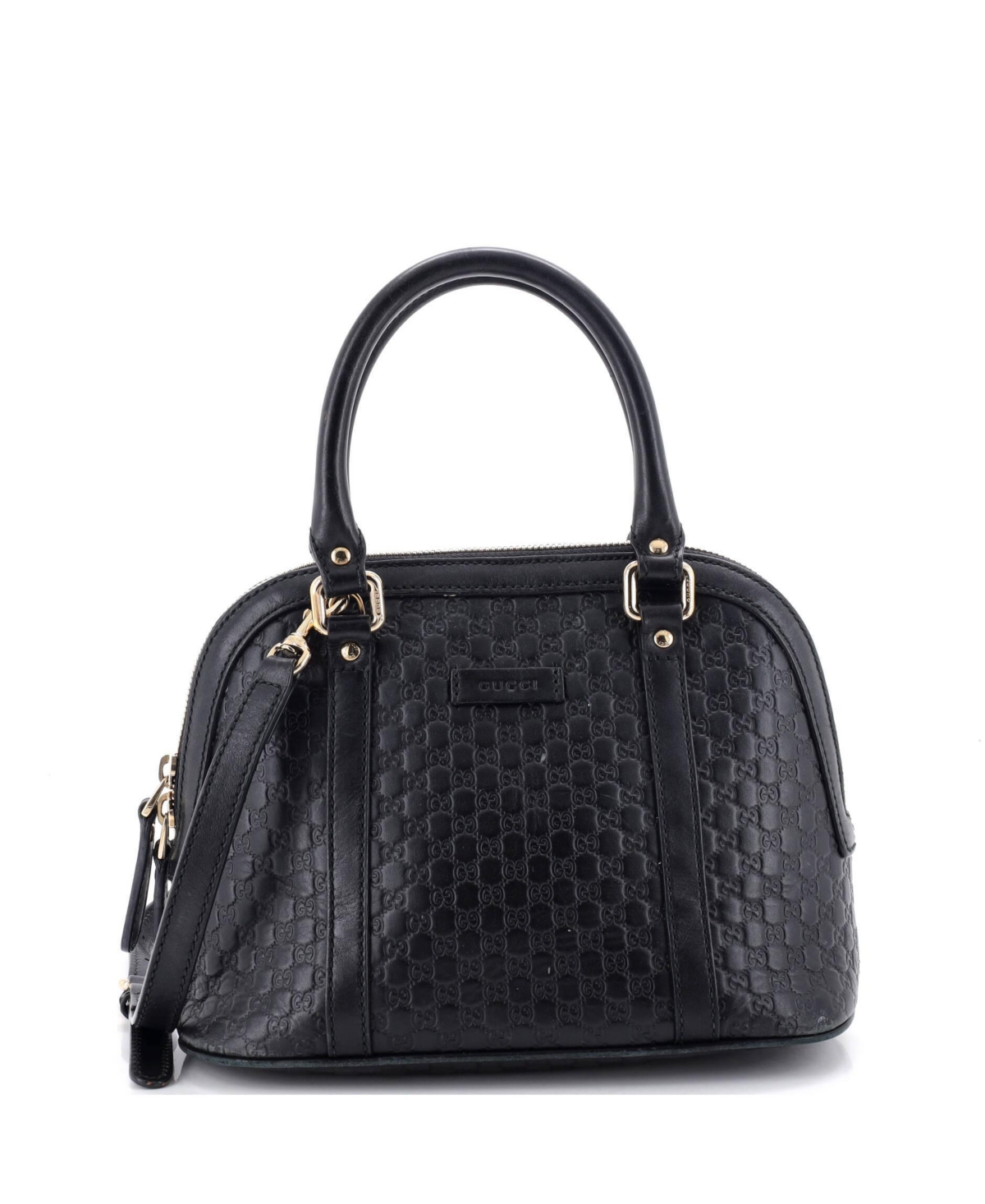 Click here for Pre-Owned Gucci Mini Convertible Dome Satchel Micr... prices