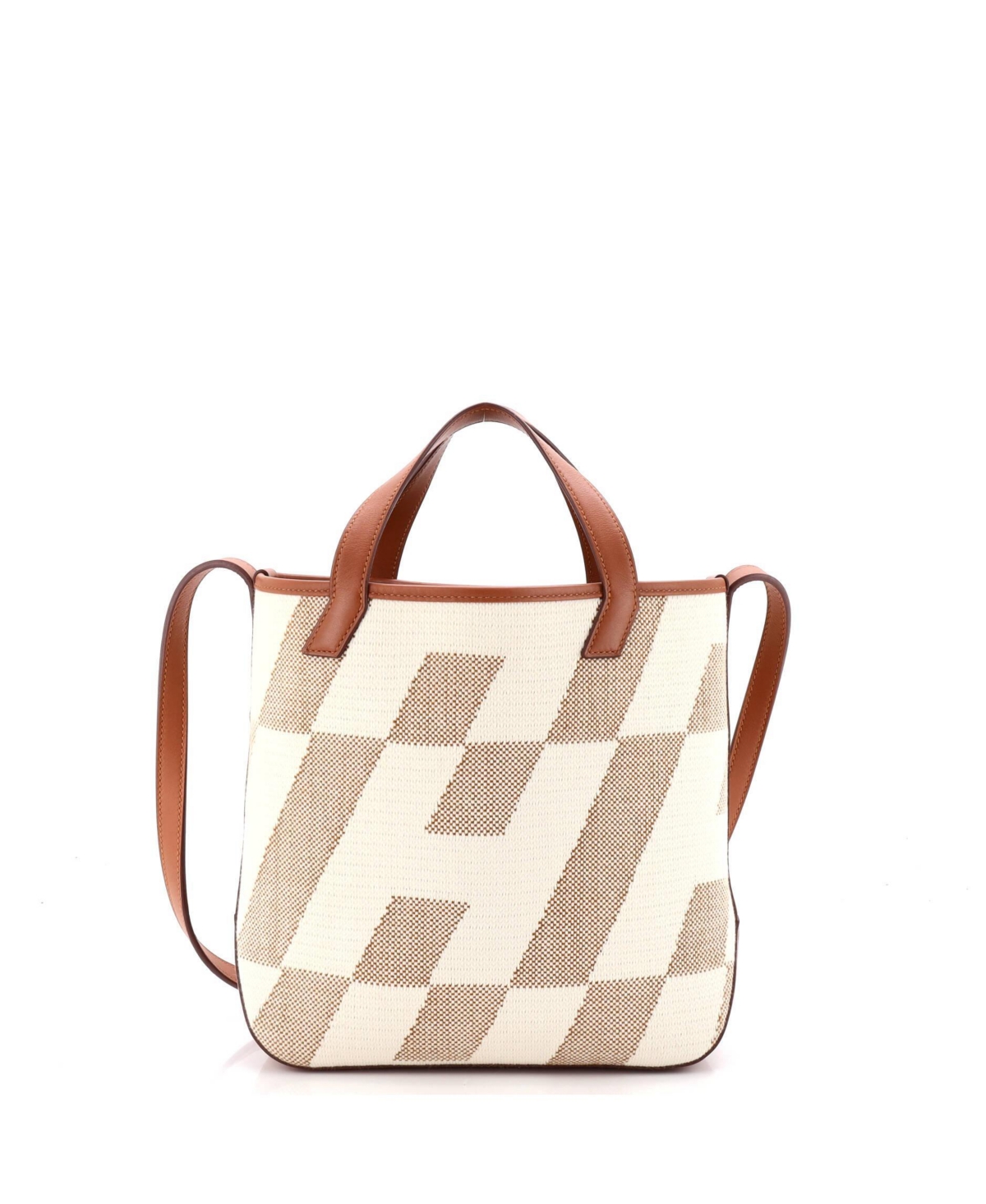 Click here for Pre-Owned HERMES 27 Cabas H en Biais Tote Canvas w... prices