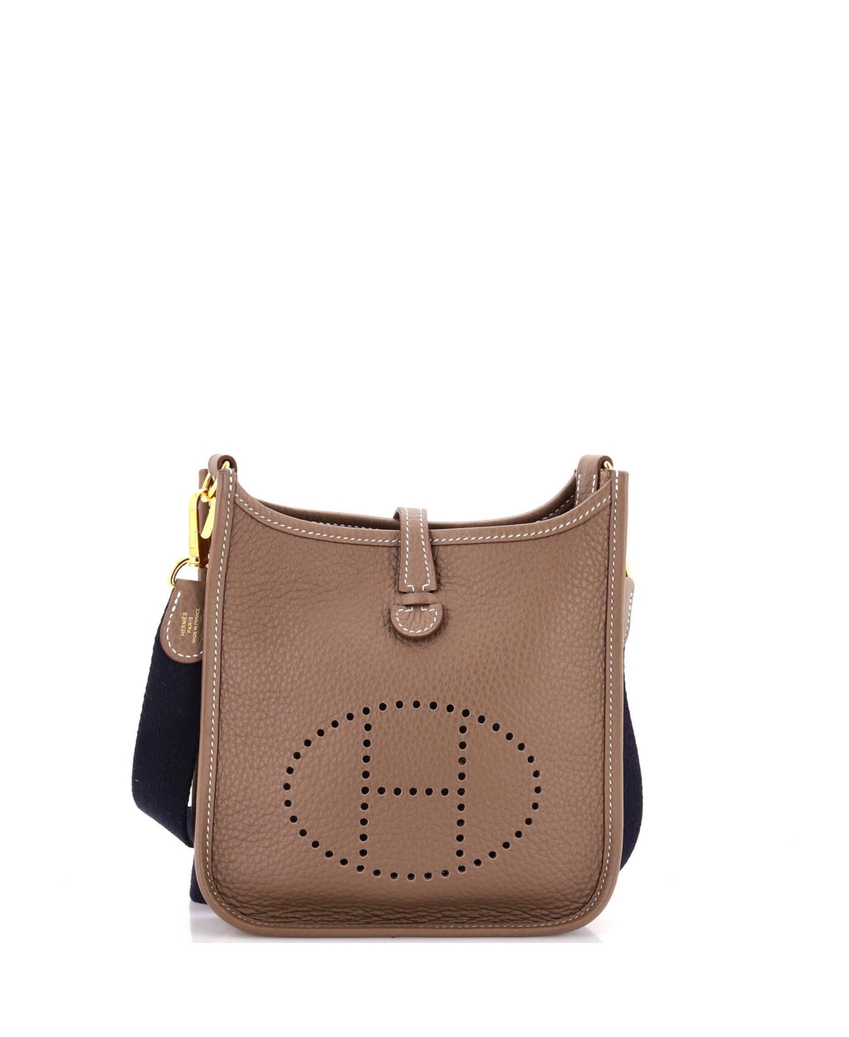Click here for Pre-Owned HERMES Tpm Evelyne Bag Gen Iii Clemence... prices