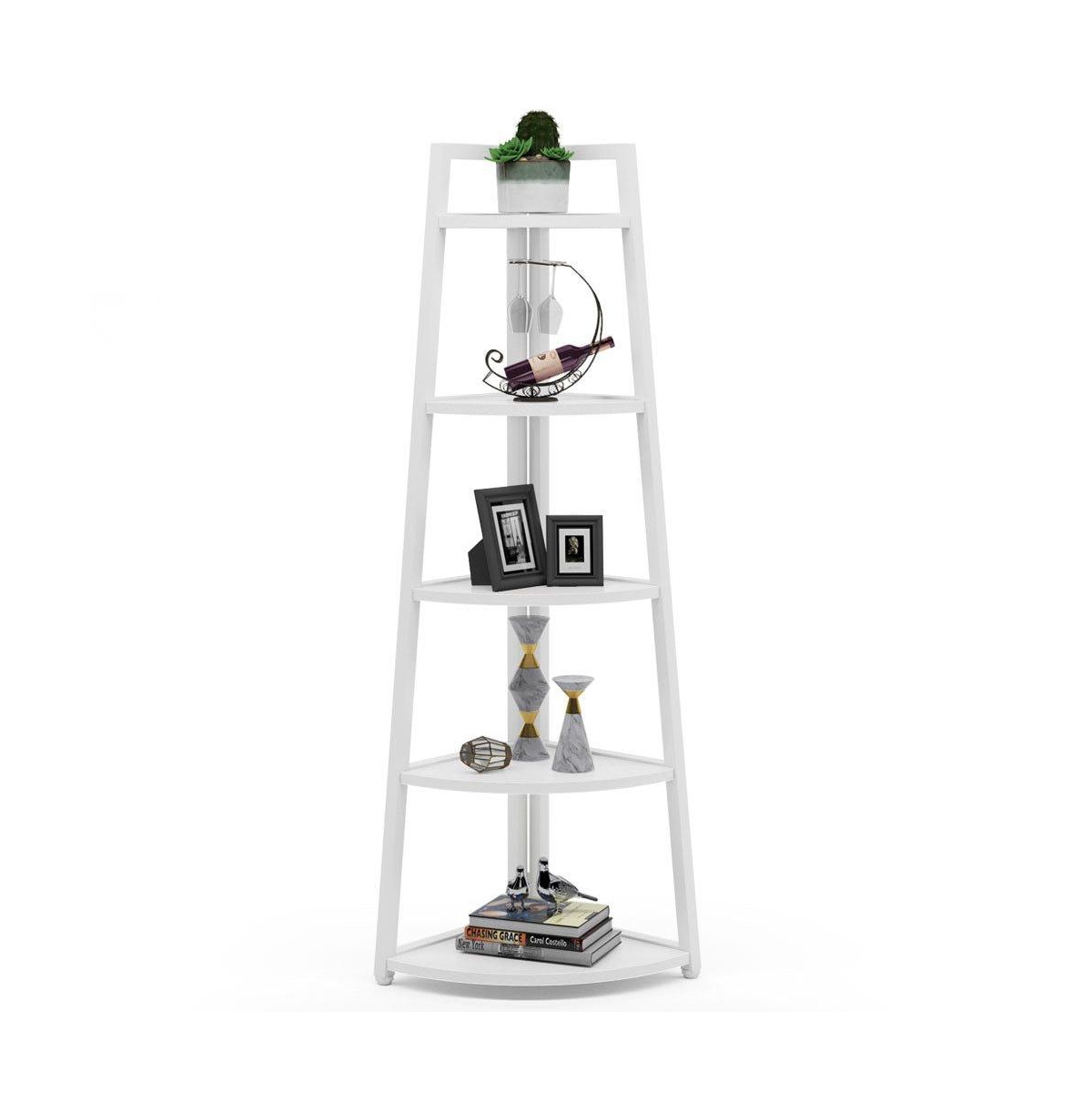 Click here for Slickblue 5 Tier Corner Shelf 70 Inch Tall Ladder... prices