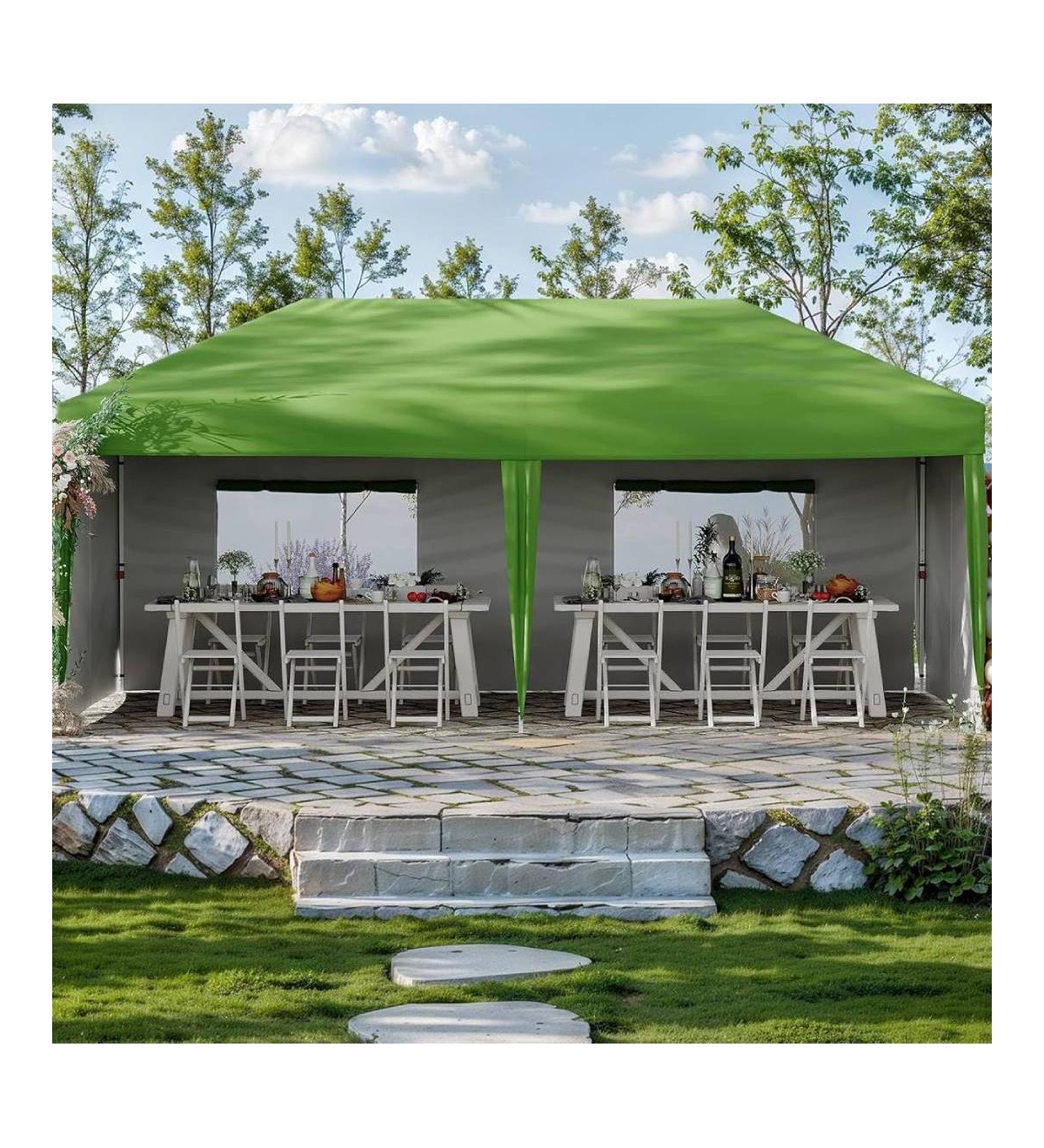 Click here for gaomon 10X20 Pop Up Canopy Tent with 4 Sidewalls f... prices