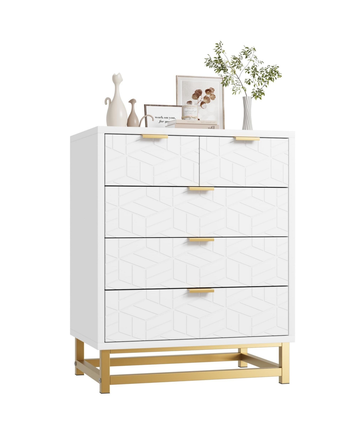 Click here for gaomon 5 Drawer Large Capacity Dresser Modern Stor... prices