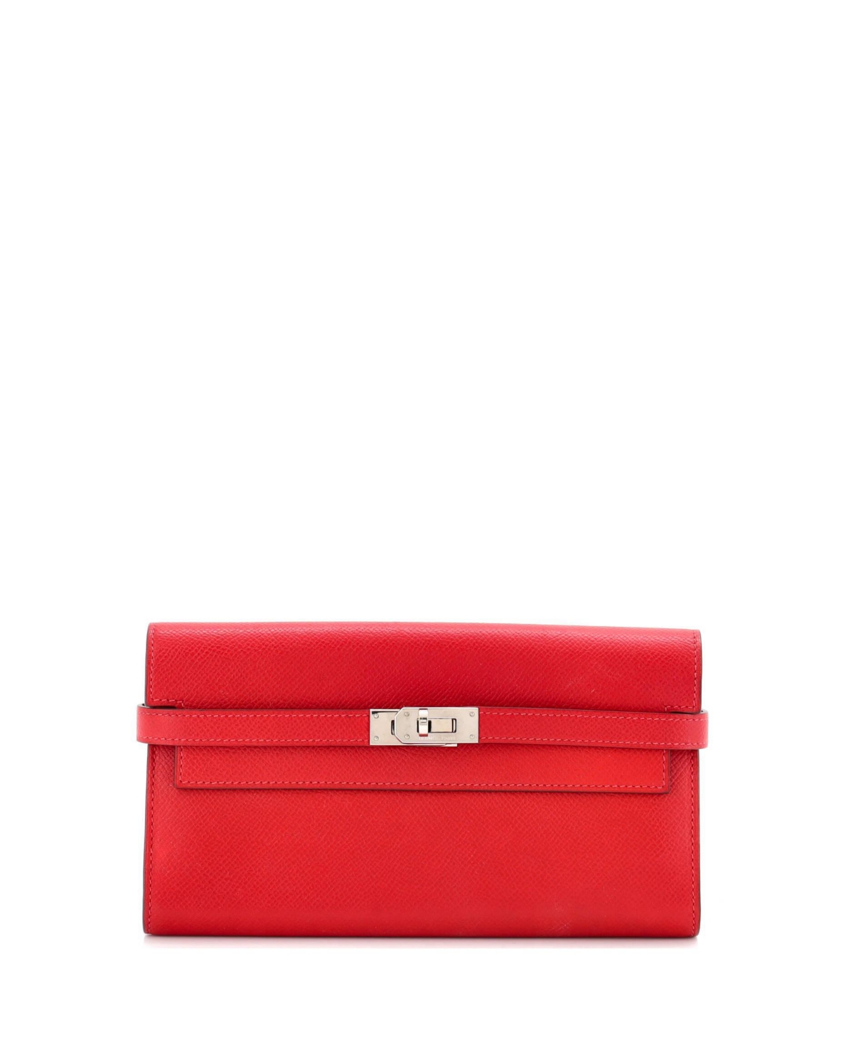 Click here for Pre-Owned HERMES Long Kelly Wallet Epsom - Red prices
