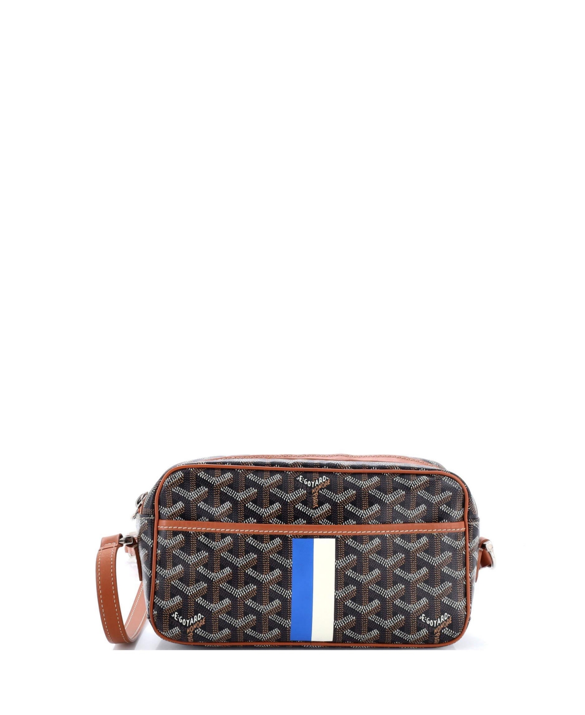 Click here for Pre-Owned Goyard Cap Vert Bag Printed Coated Canva... prices