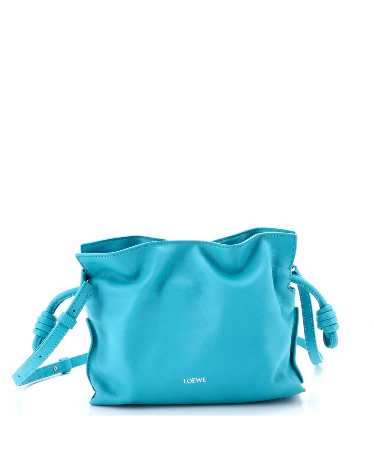 Click here for Pre-Owned Loewe Mini Flamenco Knot Clutch Leather... prices