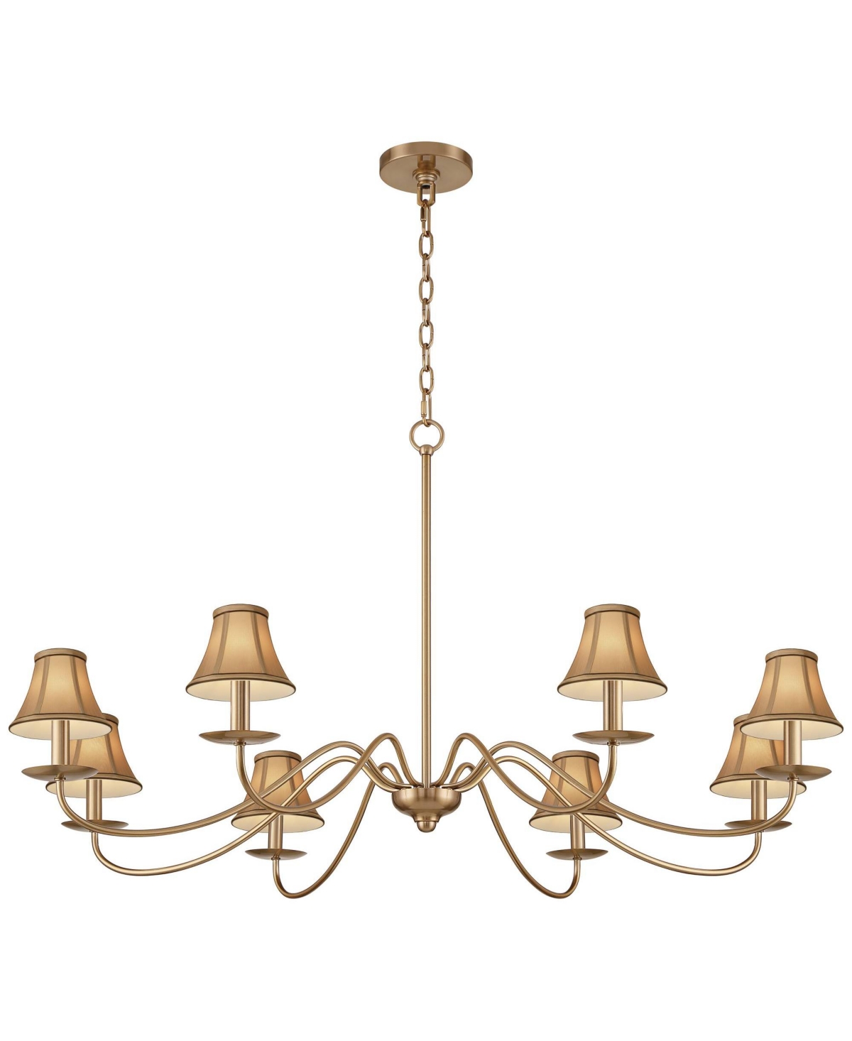 Click here for Franklin Iron Works Marinec 42inch Wide Soft Gold... prices