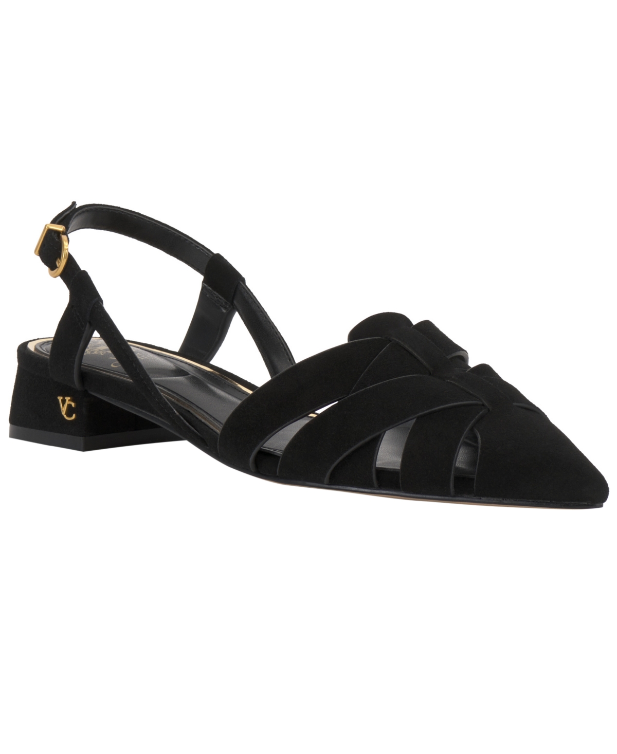Click here for Vince Camuto Womens Vinesha Slingback Flats - Blac... prices