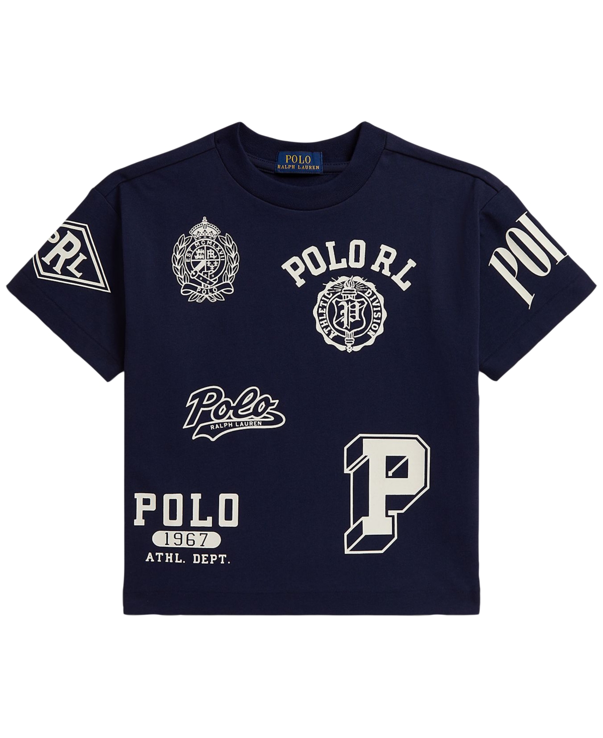Click here for Polo Ralph Lauren Boys 2T-7 Big Fit Cotton Graphic... prices