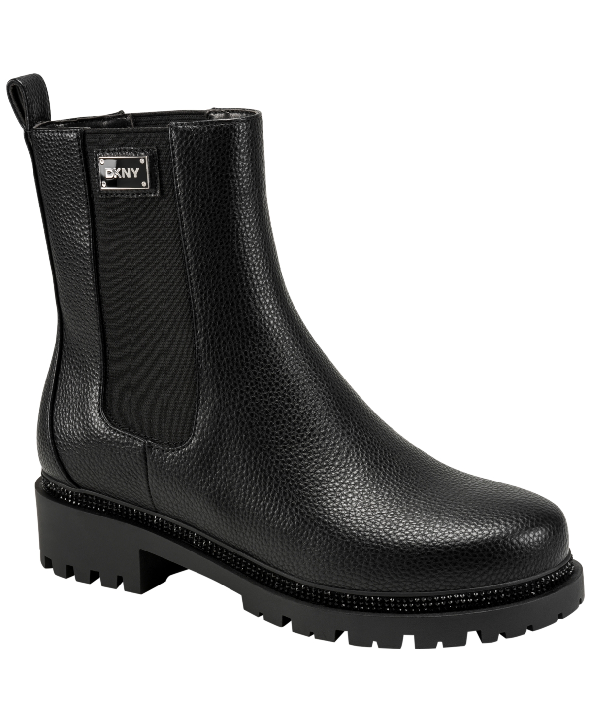Click here for Dkny Womens Rick Round Toe Chelsea Booties - Black prices