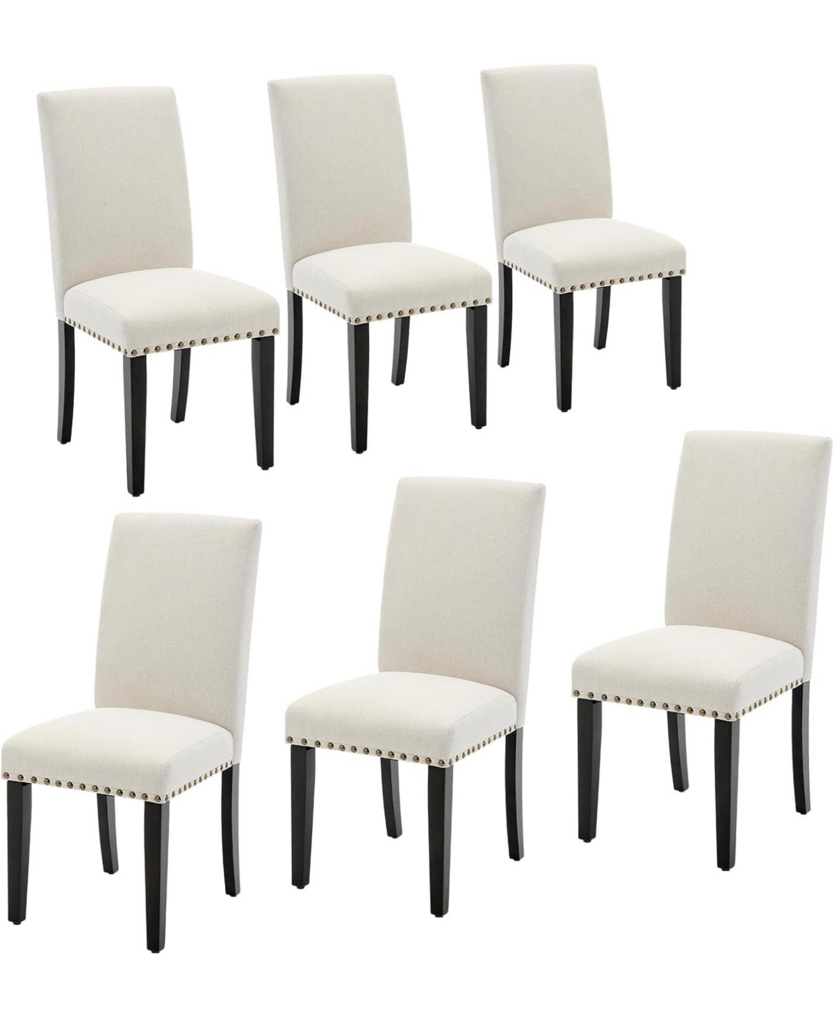 Click here for gaomon Dining Chairs Set of Modern Fabric Upholste... prices