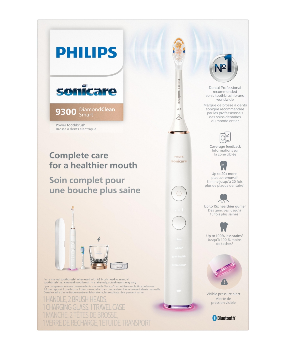Click here for Philips Sonicare DiamondClean 9300 - off White prices