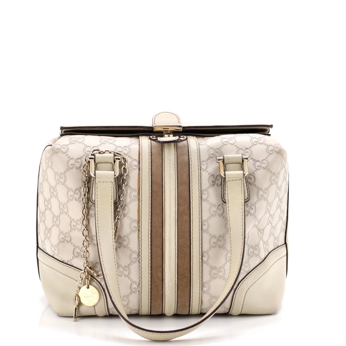 Click here for Pre-Owned Gucci Small Treasure Boston Bag Guccissi... prices