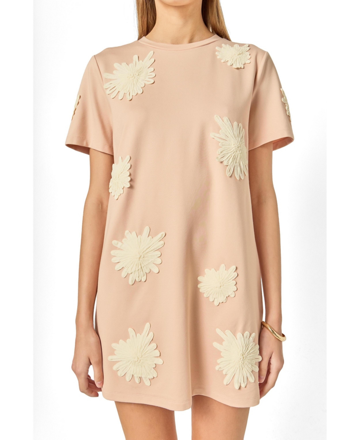 Click here for English Factory Womens T-Shirt Dress With Flower D... prices