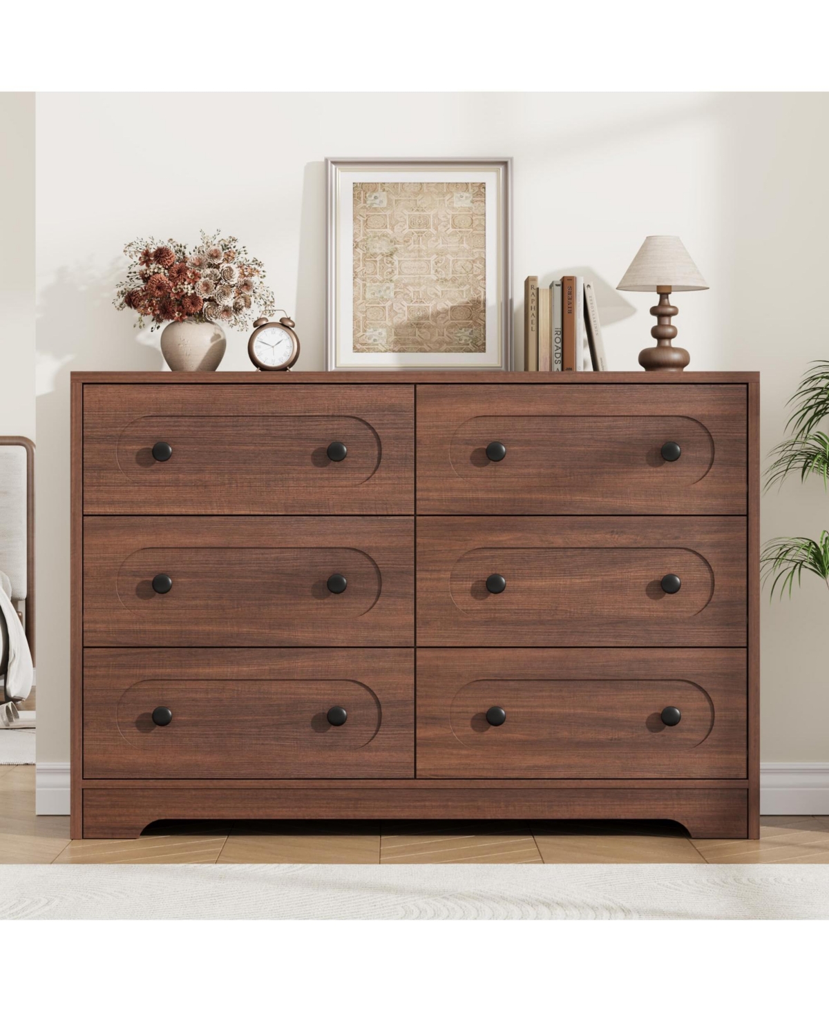 Click here for homfan 6-Drawer Dresser with Deep Drawers and Meta... prices
