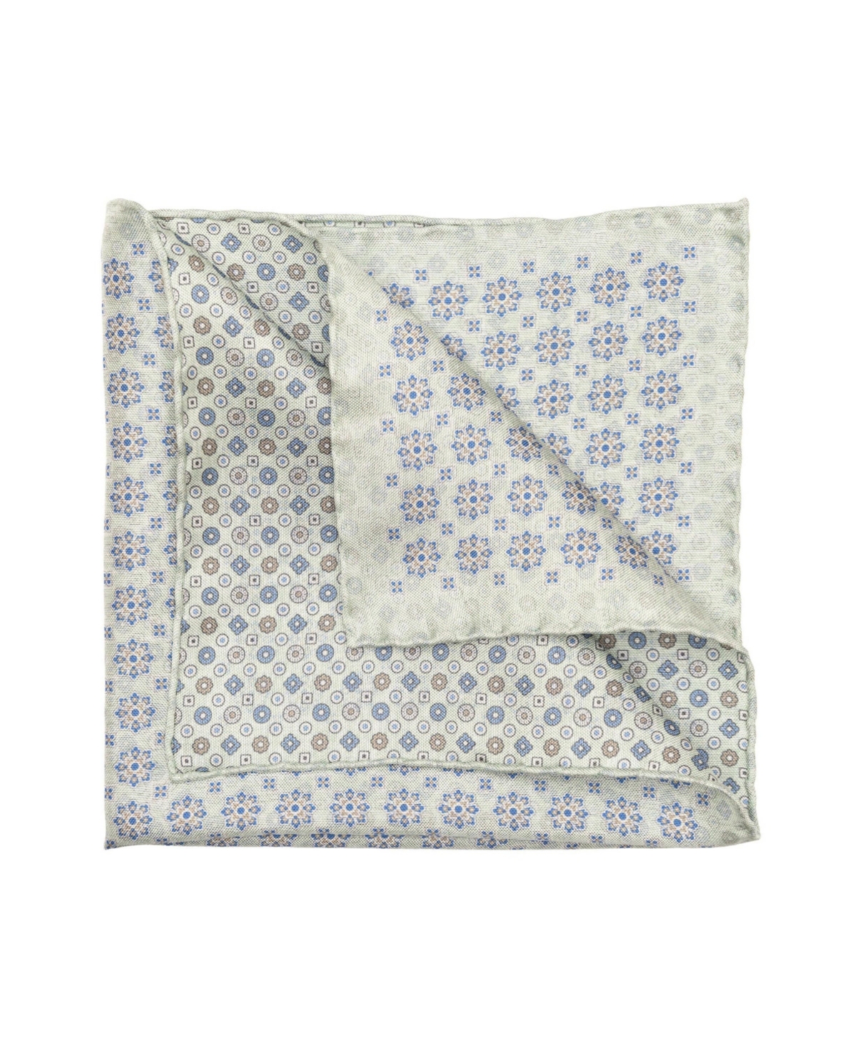 Click here for Elizabetta Mens Caserta Double Sided Silk Pocket S... prices