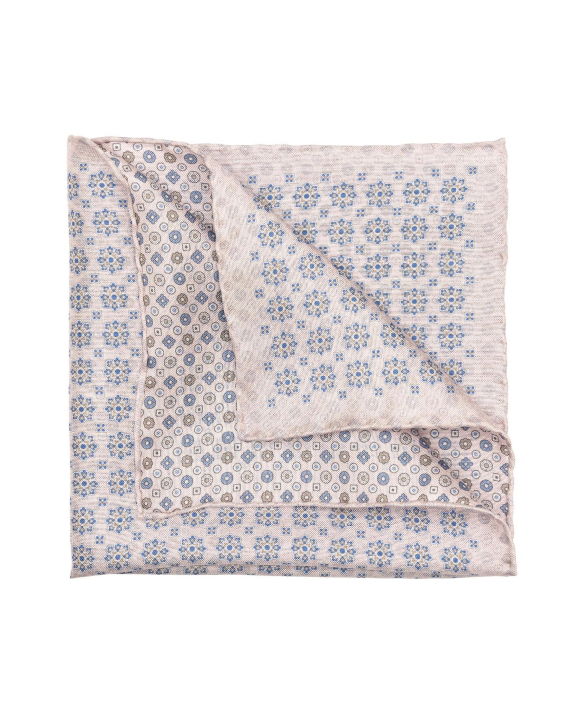 Click here for Elizabetta Mens Caserta Double Sided Silk Pocket S... prices