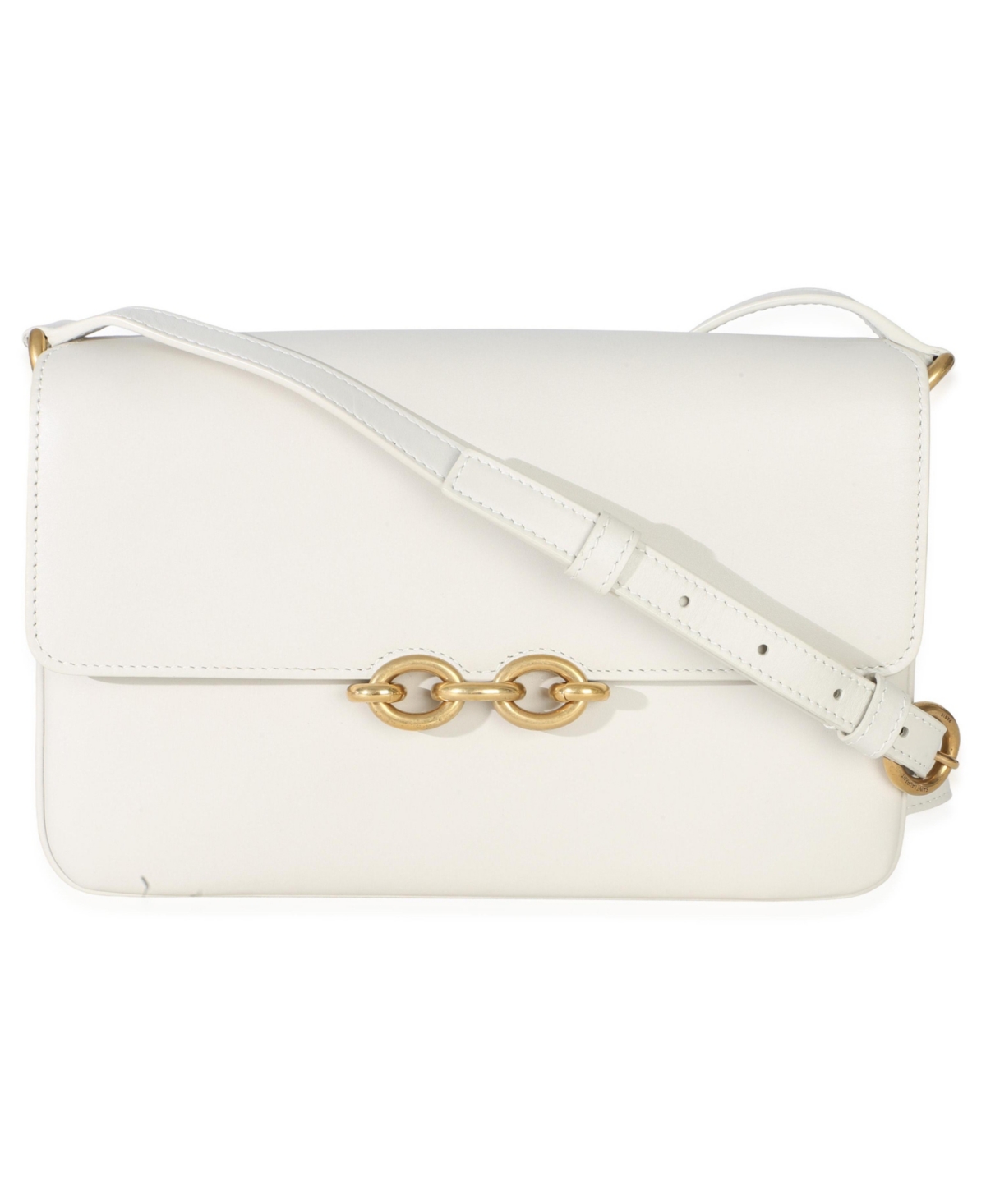 Click here for Pre-Owned Saint Laurent Cream Smooth Calfskin Le M... prices