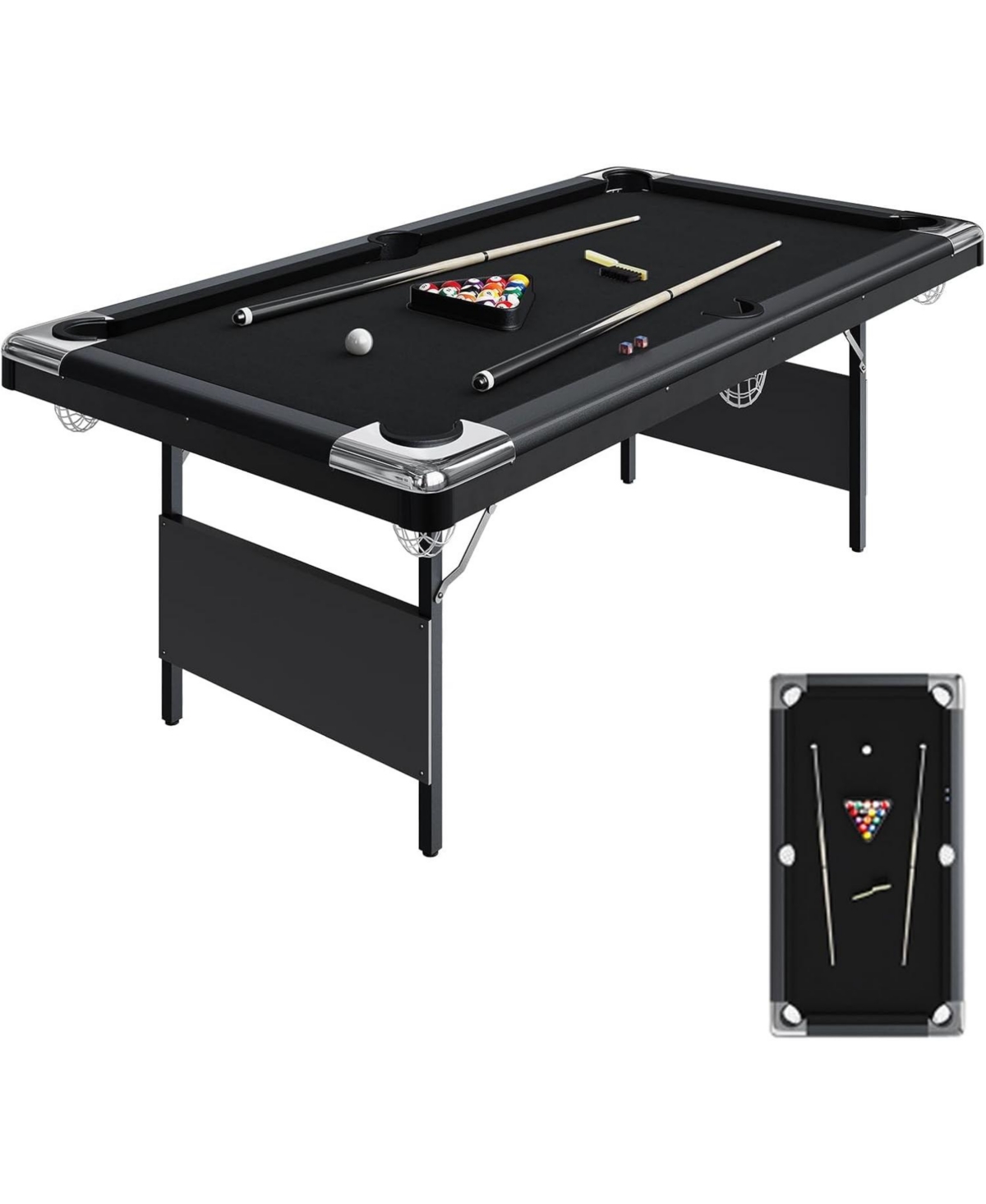 Click here for Xo 7FT Portable Pool Table Set  Folding Billiard T... prices