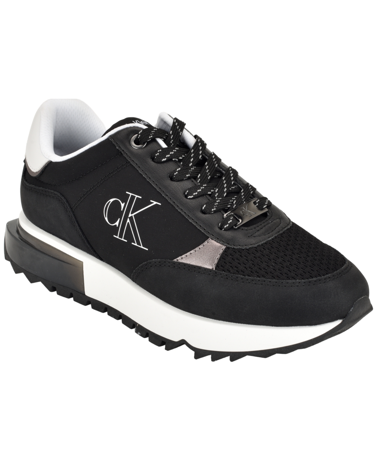Click here for Calvin Klein Womens Melidee Logo Joggers Lace-Up S... prices