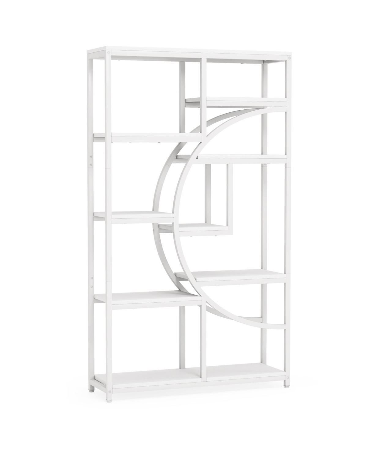 Click here for Slickblue Modern Etagere Bookshelf with 9 Open She... prices