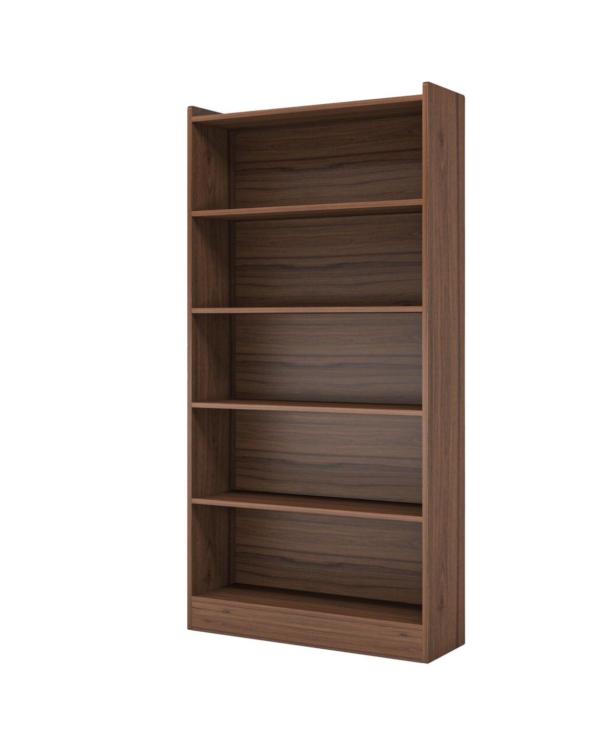 Click here for Slickblue 5 Shelf Wood Bookcase with Open Storage... prices