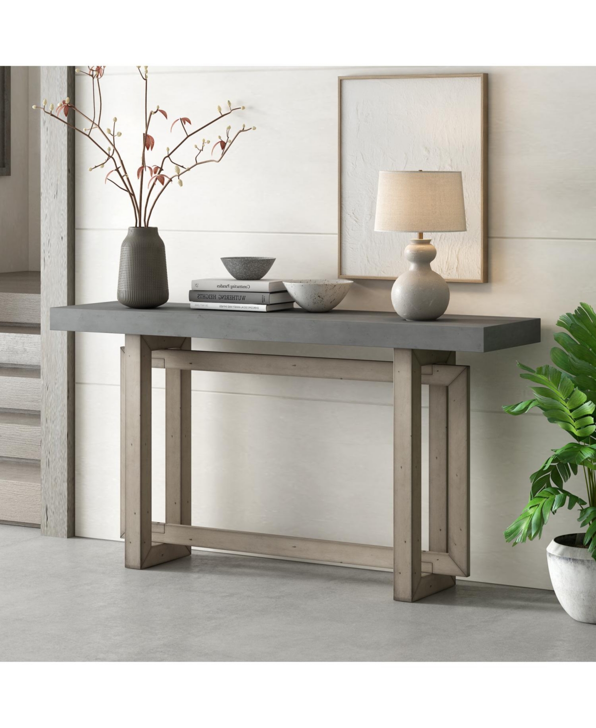 Click here for Rainsken 59 Contemporary Minimalist Console Table... prices