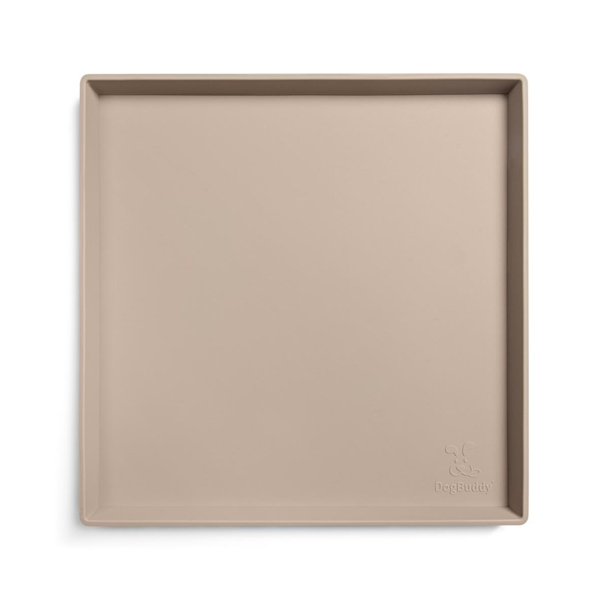 Click here for DogBuddy Dog Food Mat/ Pet Placemat - Taupe prices