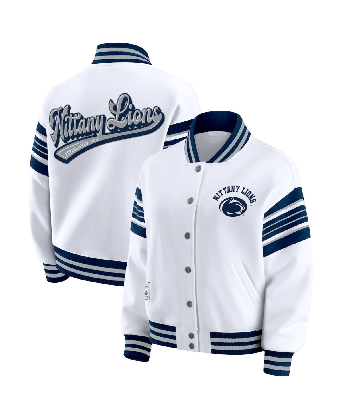 Click here for Wear by Erin Andrews Womens White/Navy Penn State... prices
