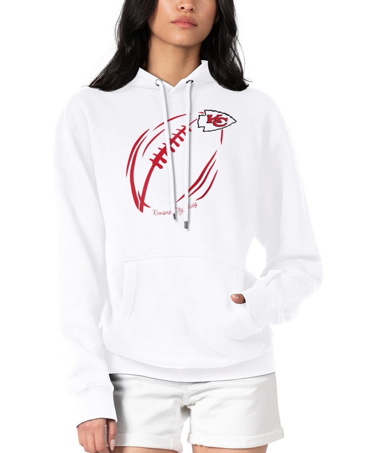 Click here for G-iii 4Her by Carl Banks Womens White Kansas City... prices