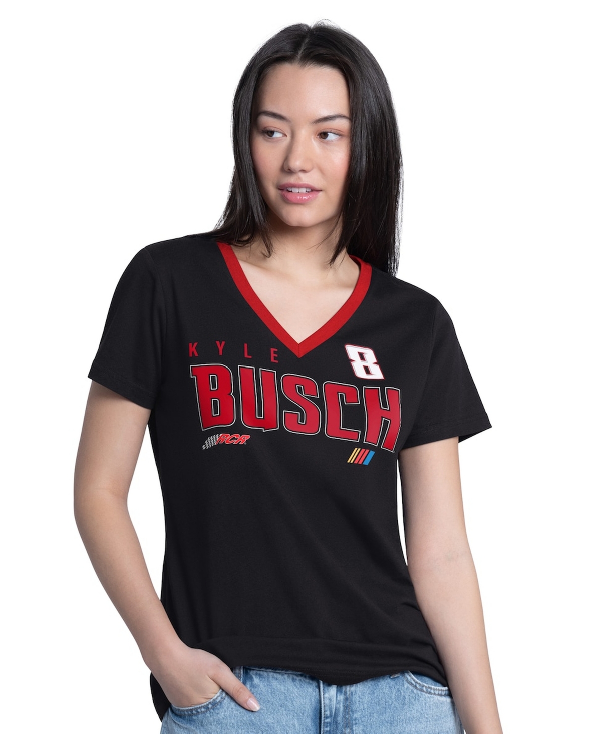 Click here for G-iii 4Her by Carl Banks Womens Black Kyle Busch B... prices