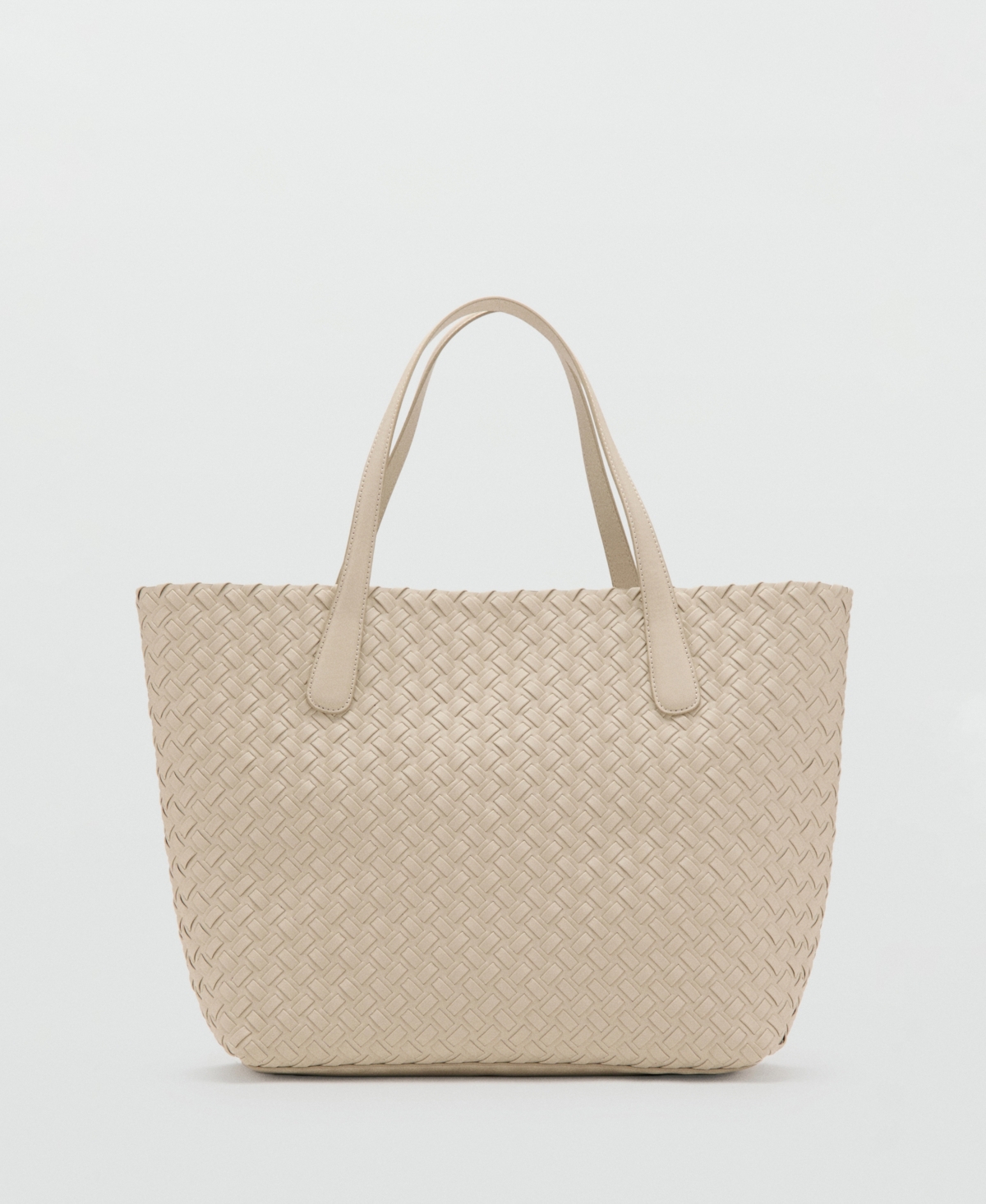 Click here for Mango Womens Braided Tote Bag - Off White prices